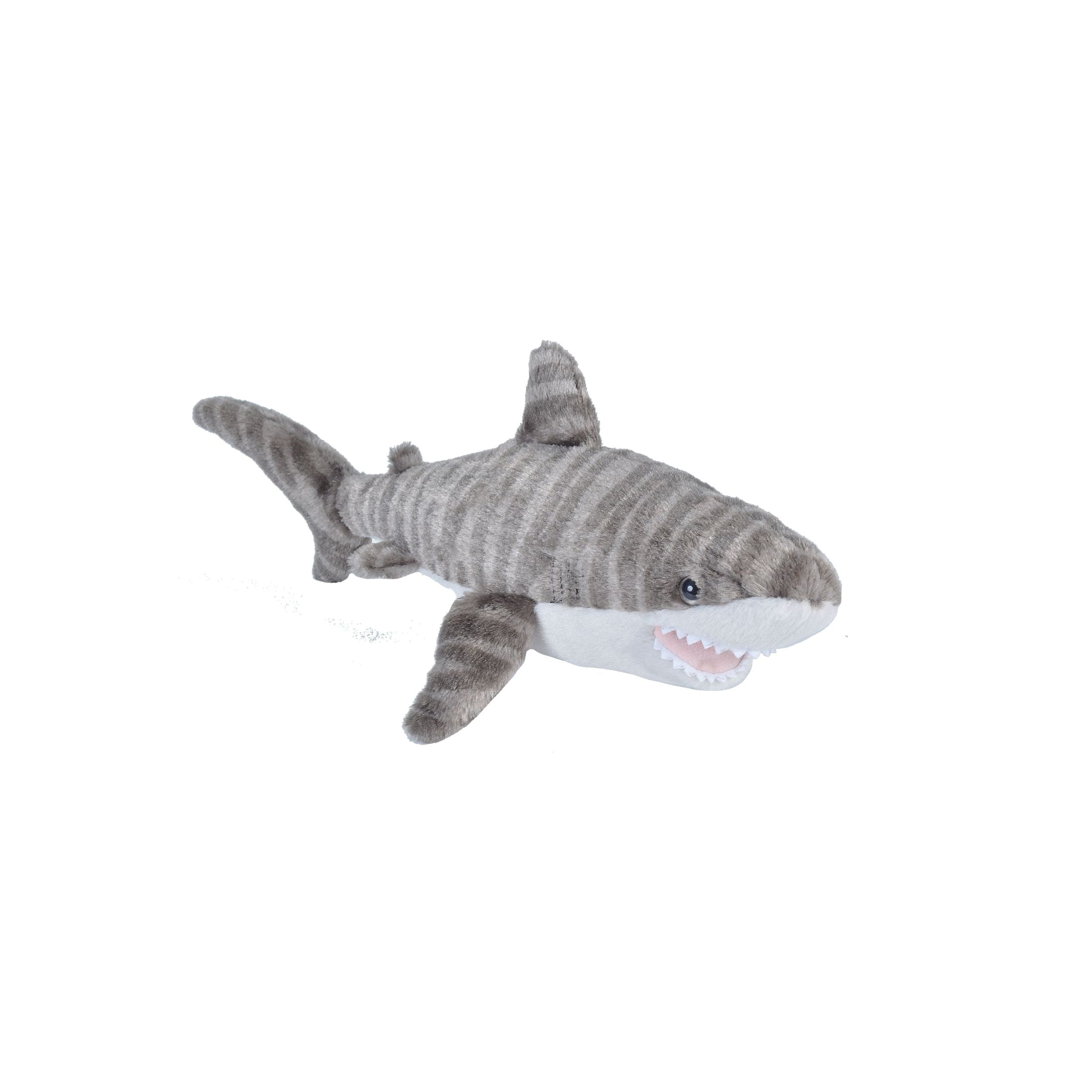 Wild Republic Cuddlekins Eco Mini Tiger Shark Stuffed Animal, 8 Inches ...