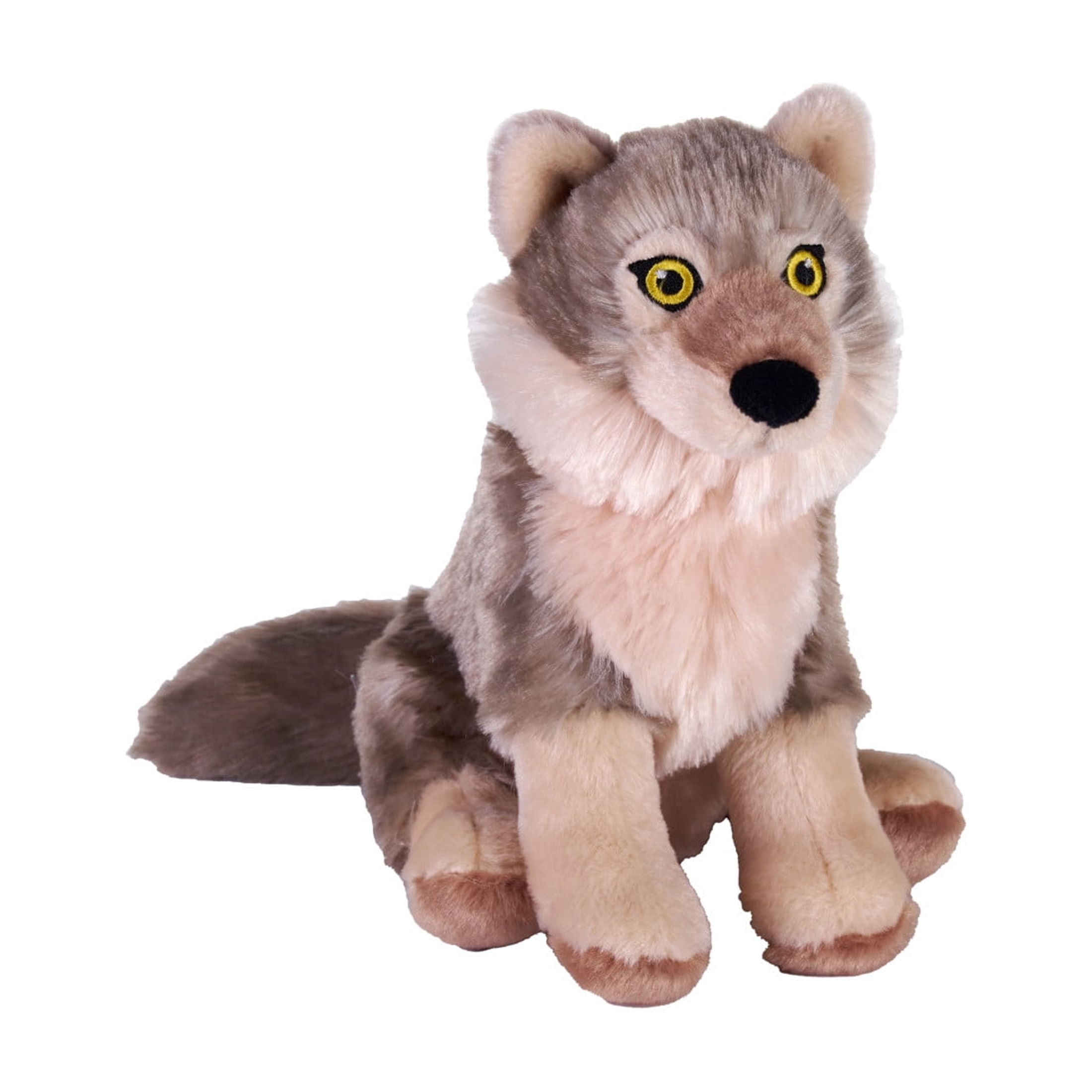 Wild Republic Cuddlekins Eco Mini Wolf Stuffed Animal, 8 Inches ...