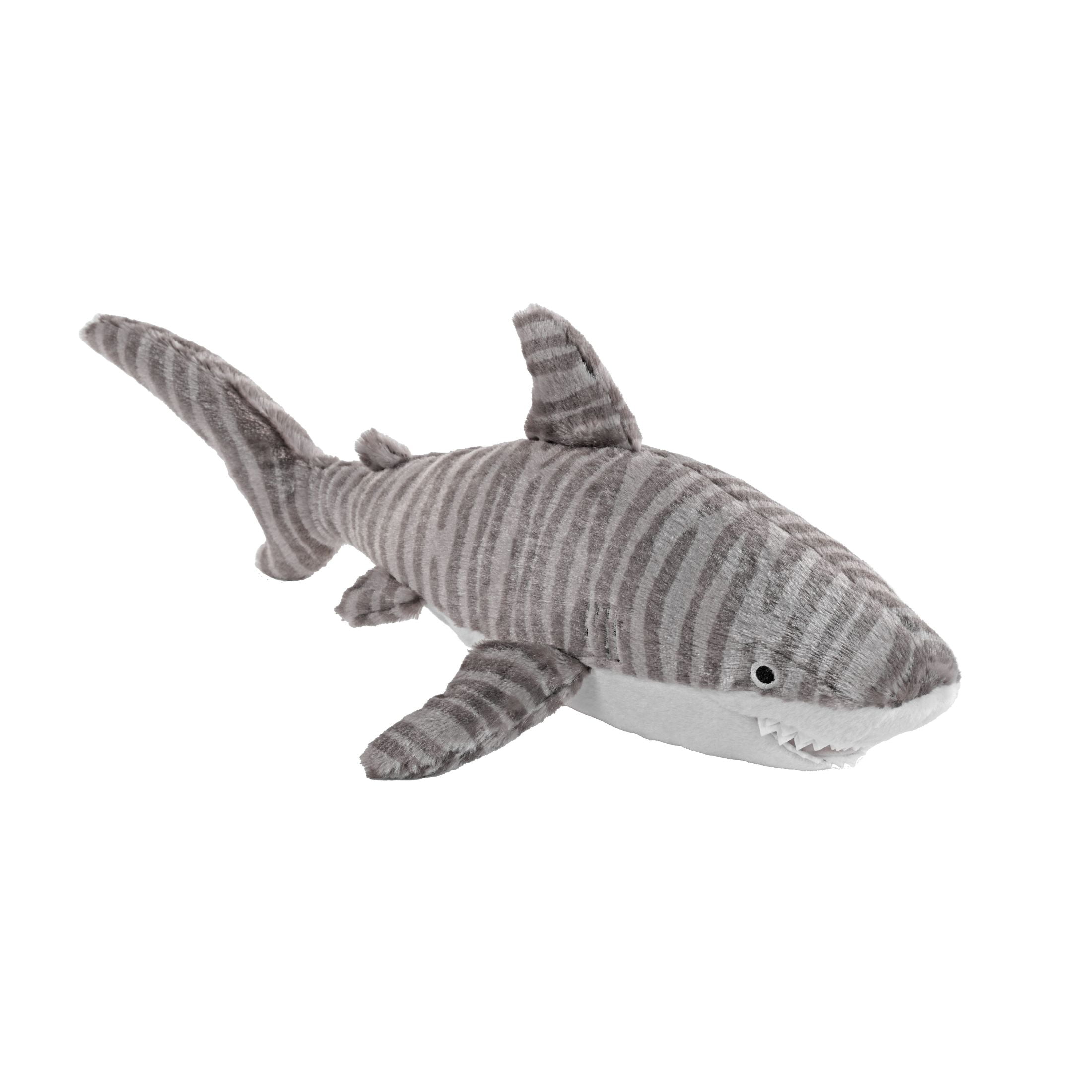 Wild Republic Cuddlekins Eco Tiger Shark Stuffed Animal, 12 Inches ...
