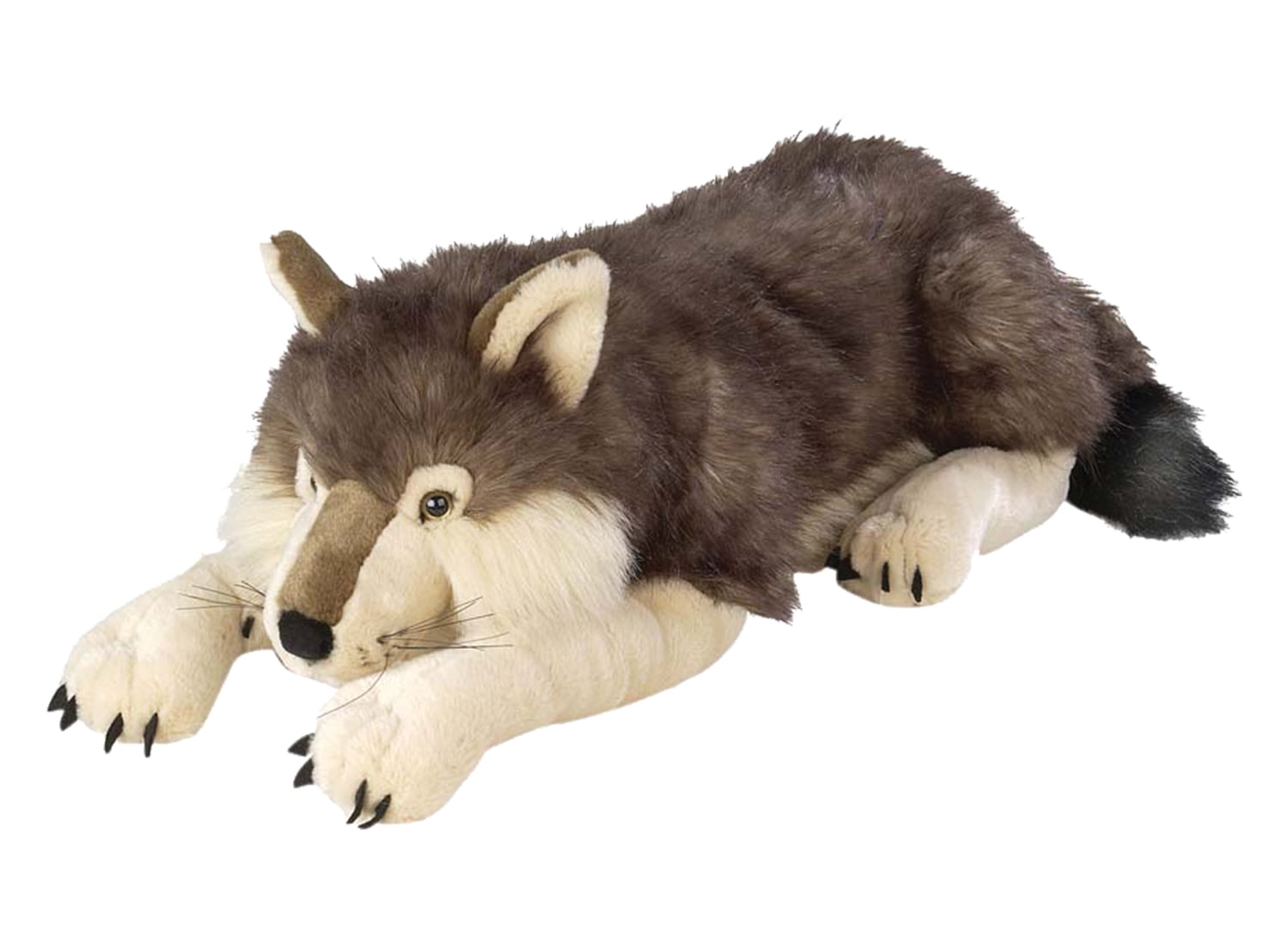 Wild Republic Large Stuffed Animal, Cute Soft Plush Toy, Jumbo Wolf ...