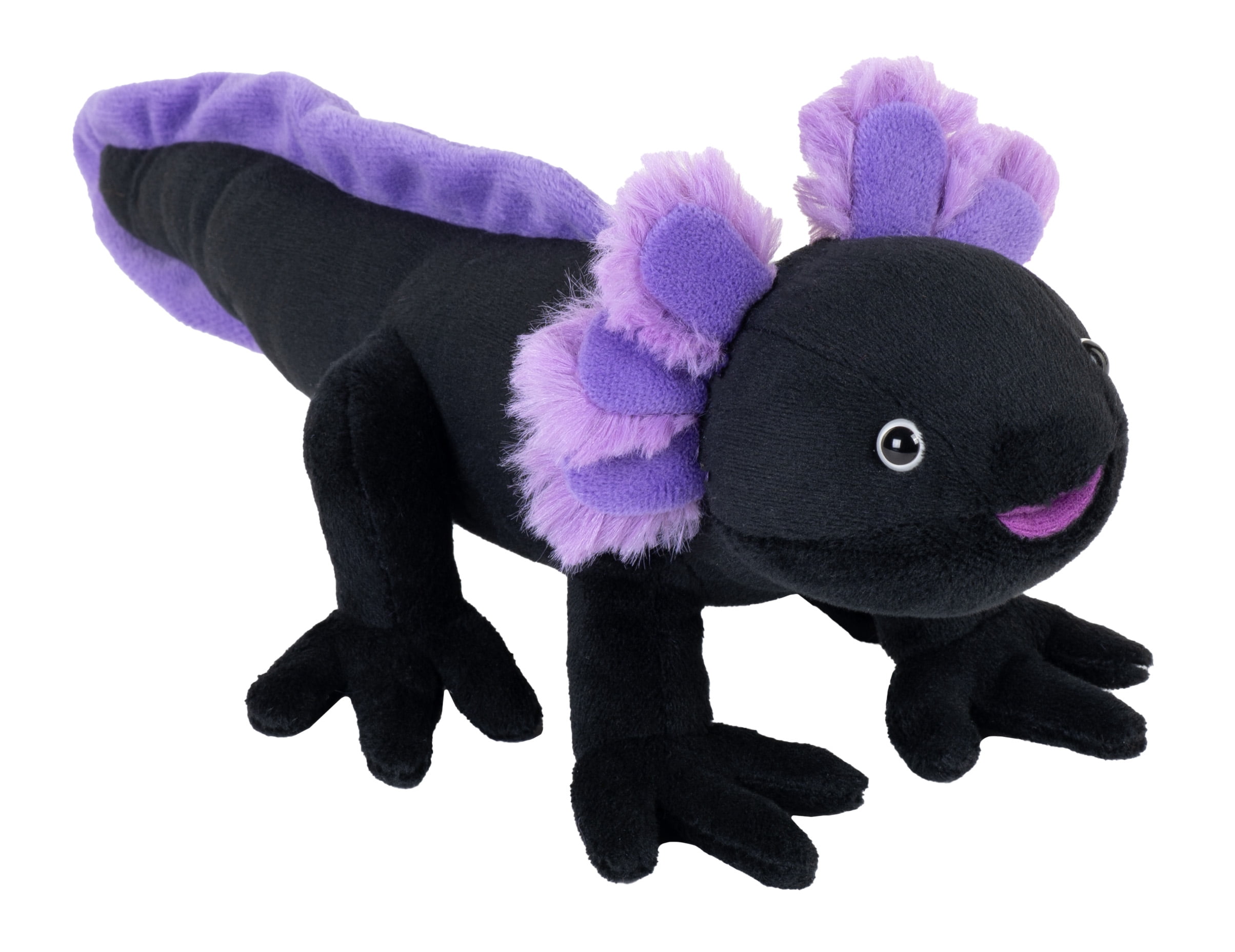 Wild Republic Cuddlekins Mini Black Axolotl, Stuffed Animal, 8 Inches ...
