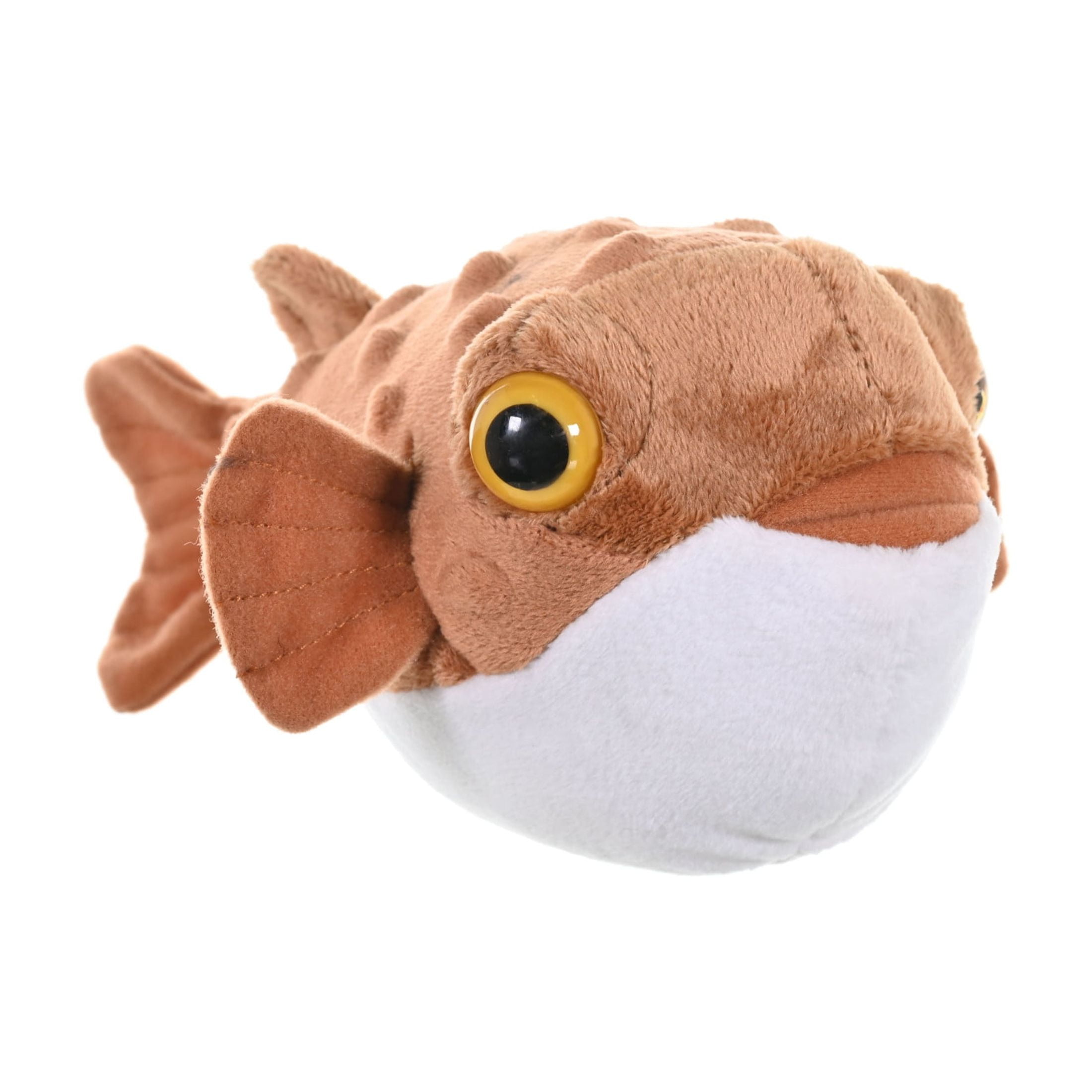 Wild Republic Cuddlekins Mini Pufferfish Stuffed Animal, 8 Inches ...