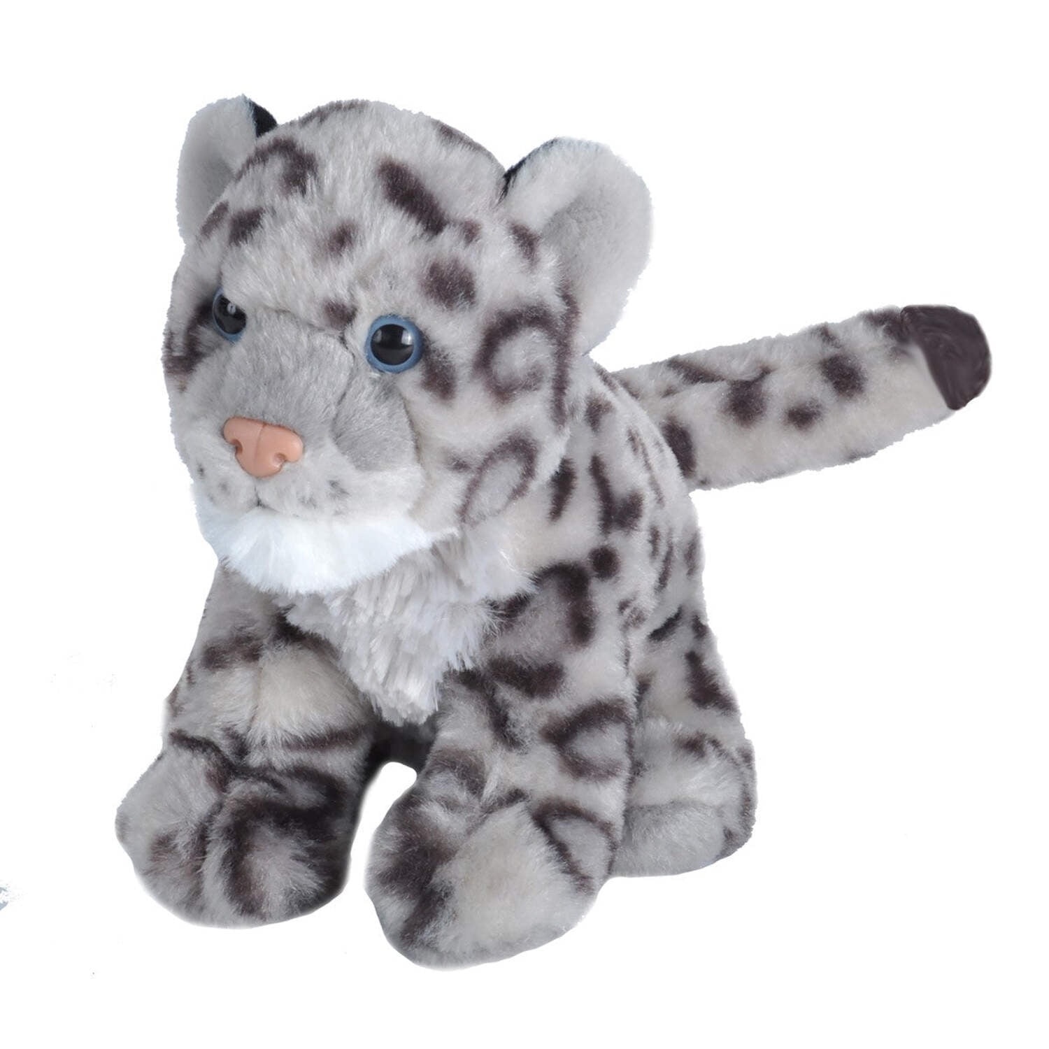 Wild Republic Baby Snow Leopard Stuffed Animal - 8" - Walmart.com