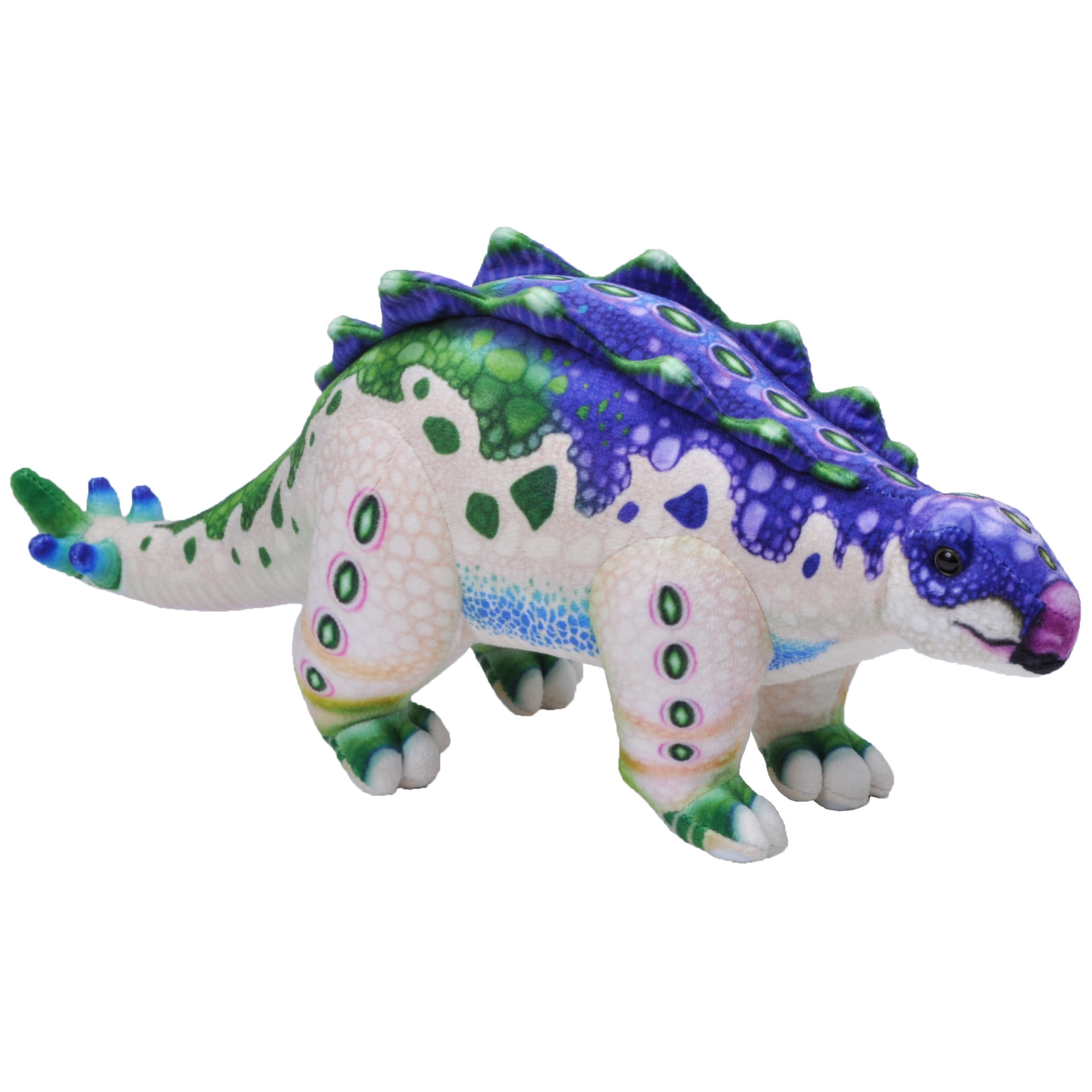 Wild Republic Dinosauria IV Stegosaurus Stuffed Animal, 12 Inches ...