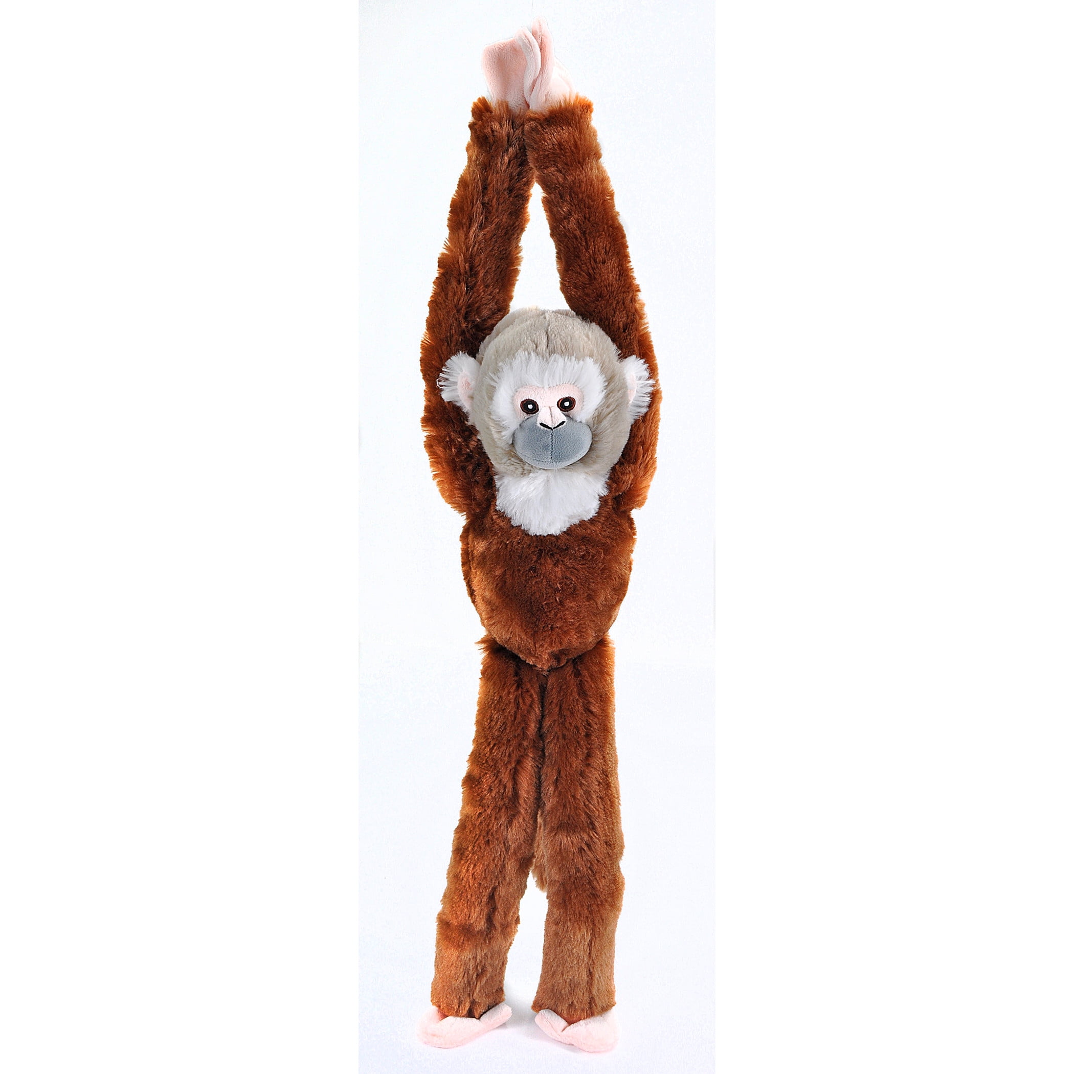 Wild Republic Ecokins Hanging Monkey Squirrel Monkey Stuffed Animal, 22 ...