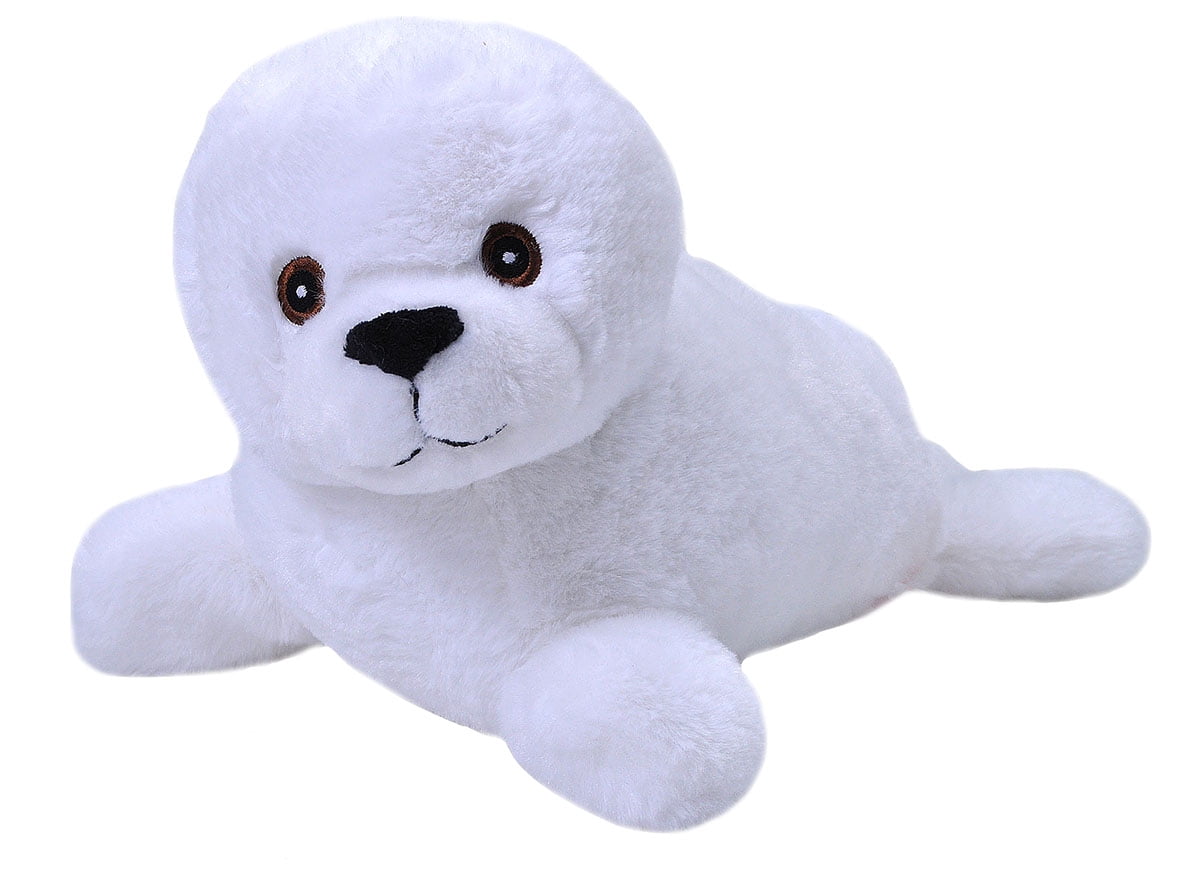 Wild Republic EcoKins Harp Seal Pup Stuffed Animal 12 inch, Eco ...
