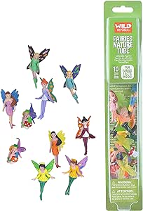 Wild Republic Fairy Figurines Tube, Fairy Toys, Ten Fairy Figures with ...