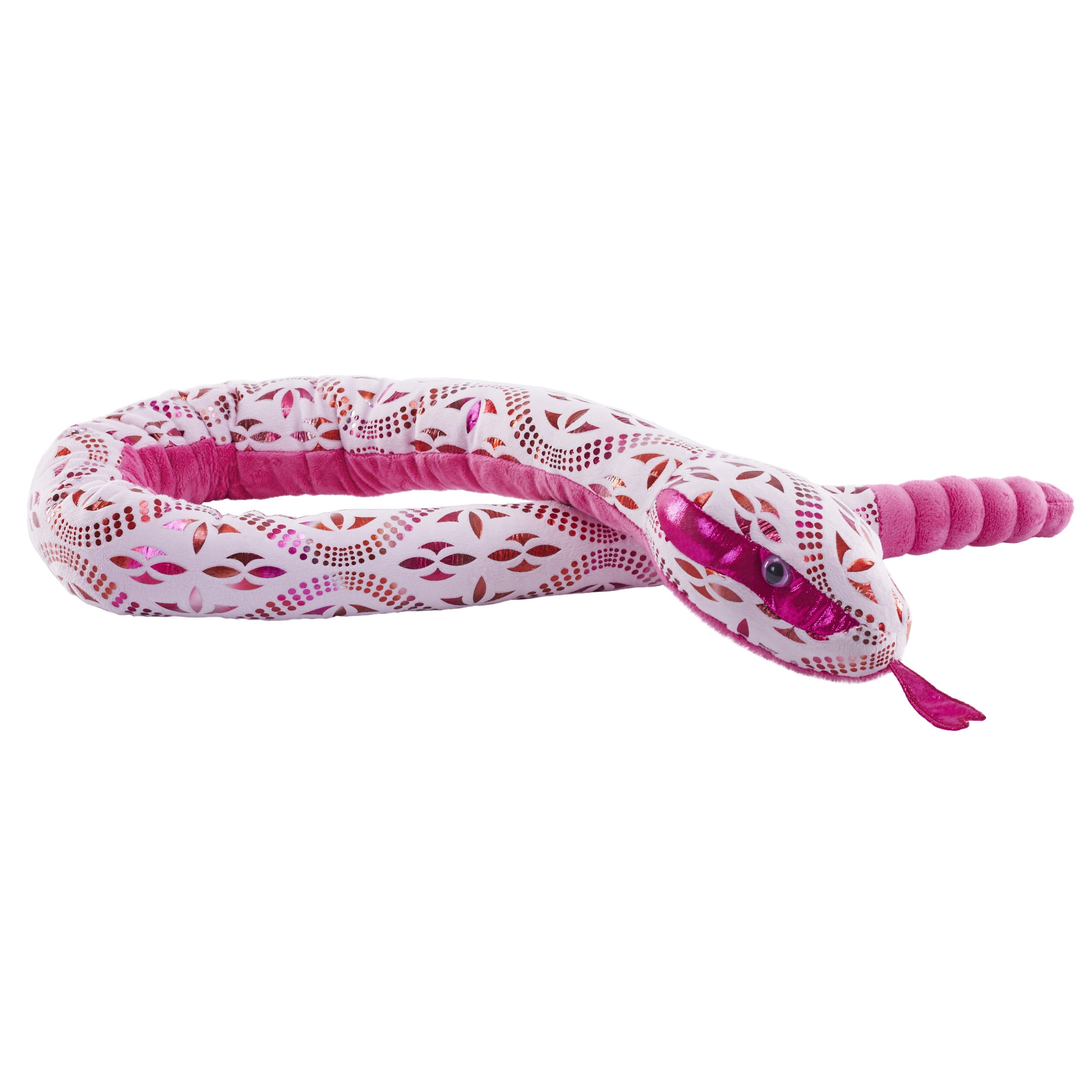 Wild Republic Foilkins Snake Anaconda Stuffed Animal, 54 Inches ...