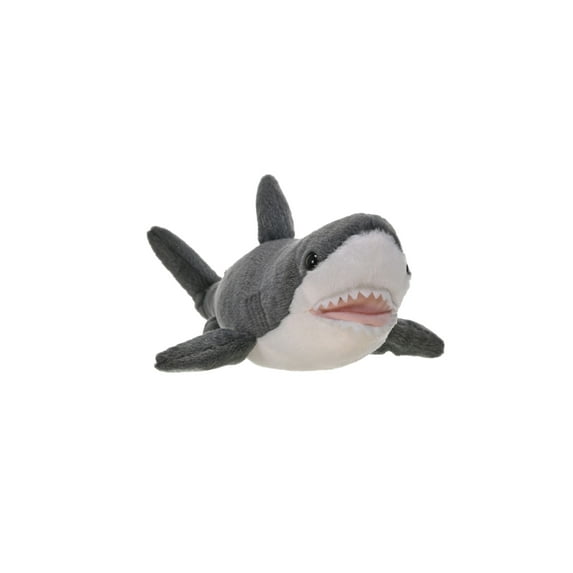 Wild Republic Cuddlekins Mini Great White Shark Stuffed Animal, 8 ...