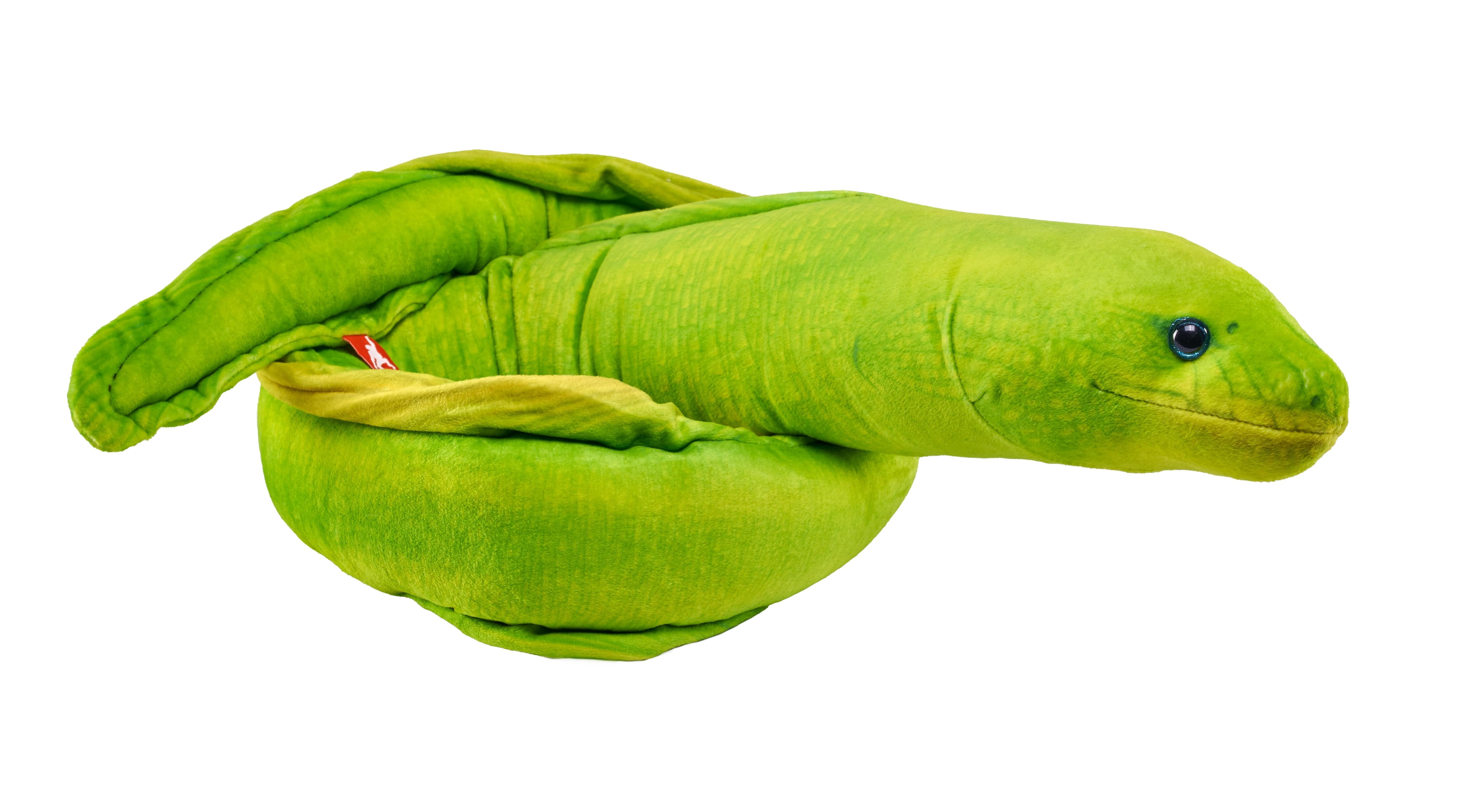 Wild Republic Kids Plush Sea Creature Toy - Green Moray Eel Stuffed ...