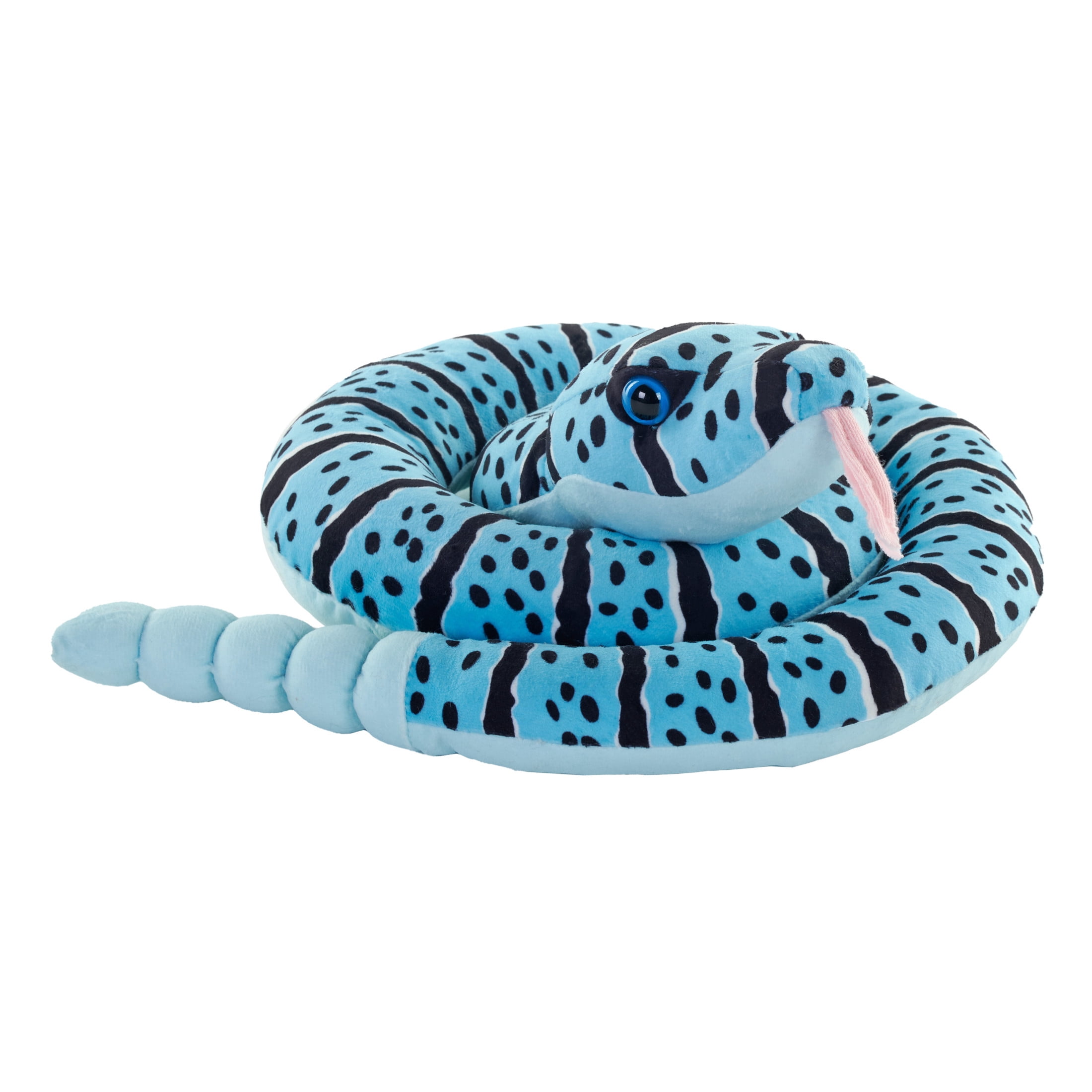 Wild Republic Green Snakes Blue Rock Rattlesnake Stuffed Animal, 36 ...