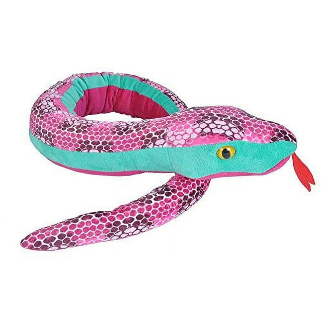 Wild Republic - Honeycomb Pink Giant Stuffed Snake - 54" - Walmart.com