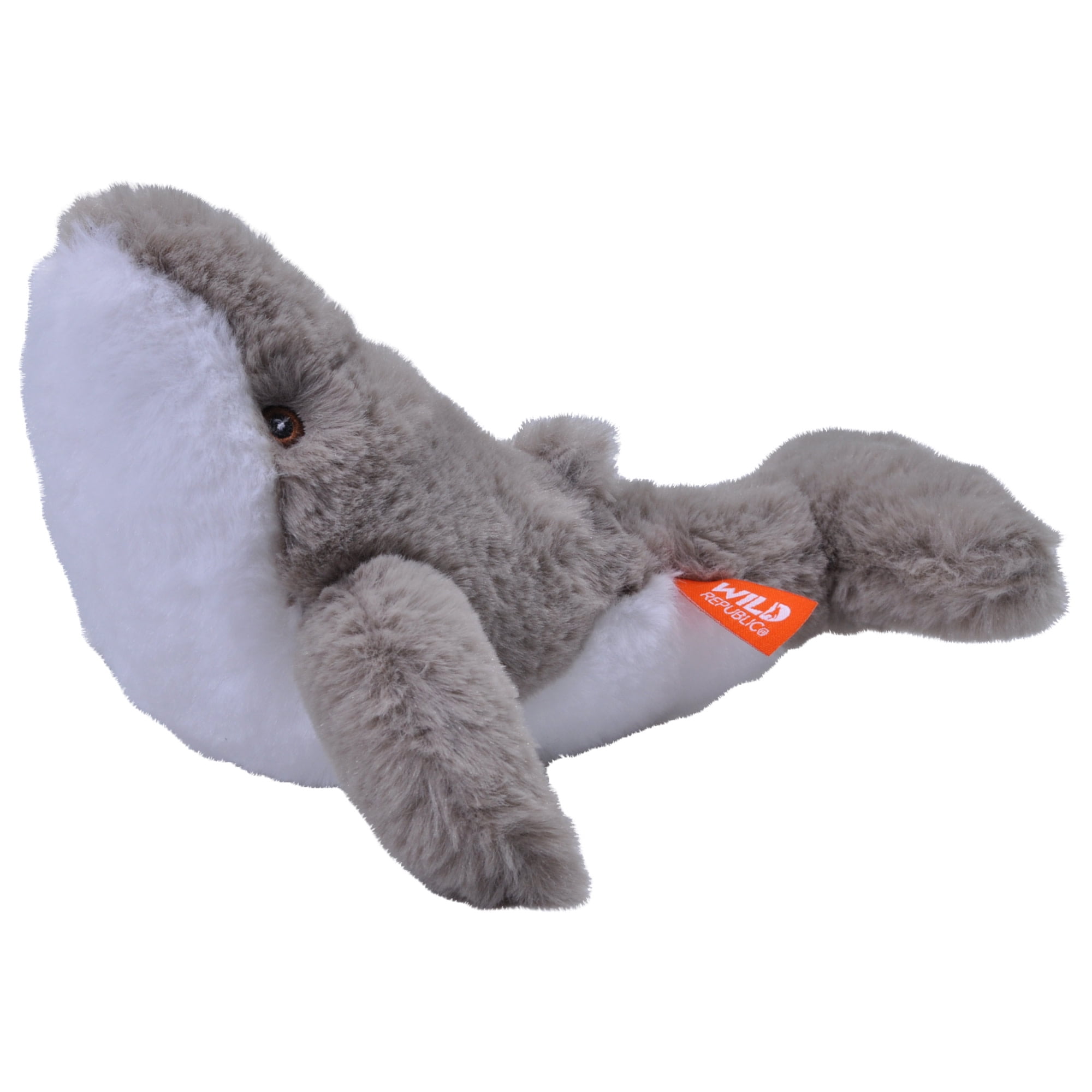 Wild Republic Ecokins Mini Humpback Whale Stuffed Animal, 8 Inches ...