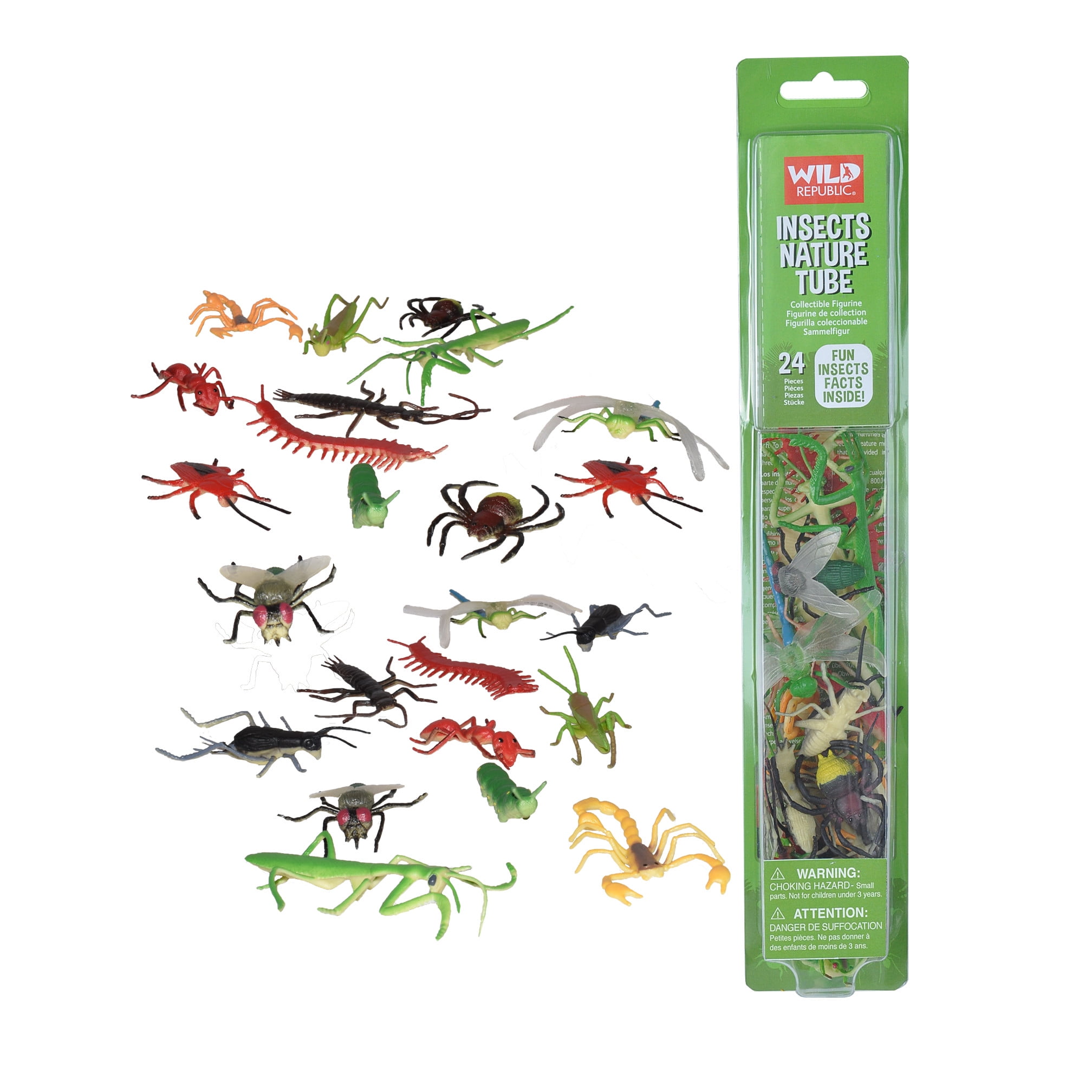 Wild Republic Nature Tube Insects Figurines, 24 Pieces - Walmart.com