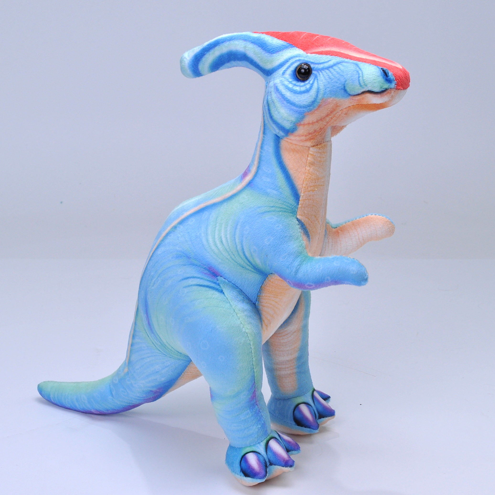 Wild Republic Dinosauria IV Parasaurolophus Stuffed Animal, 12 Inches ...