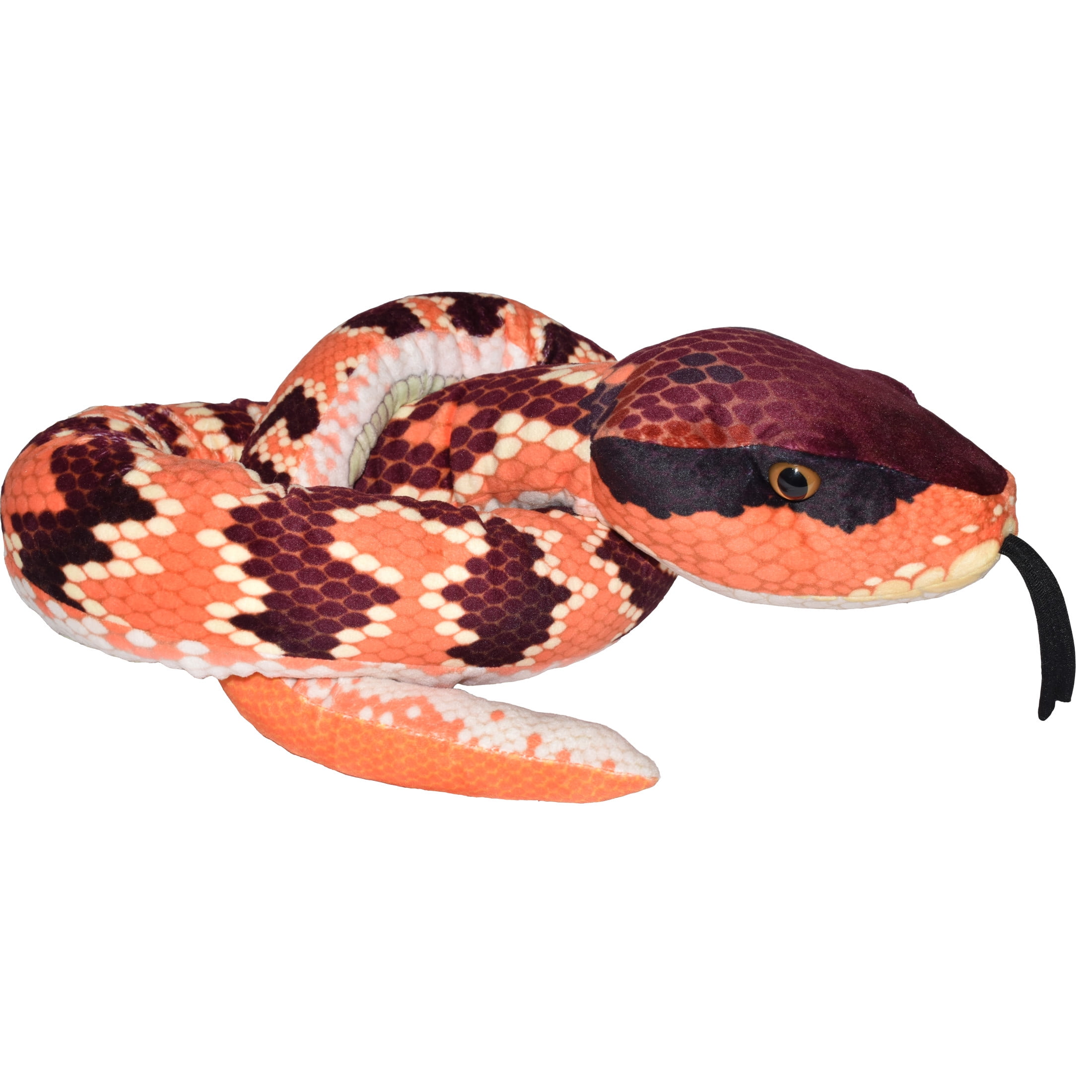 Wild Republic Plush Snake Eastern Cottonmouth Snake Stuffed Animal, 54 ...