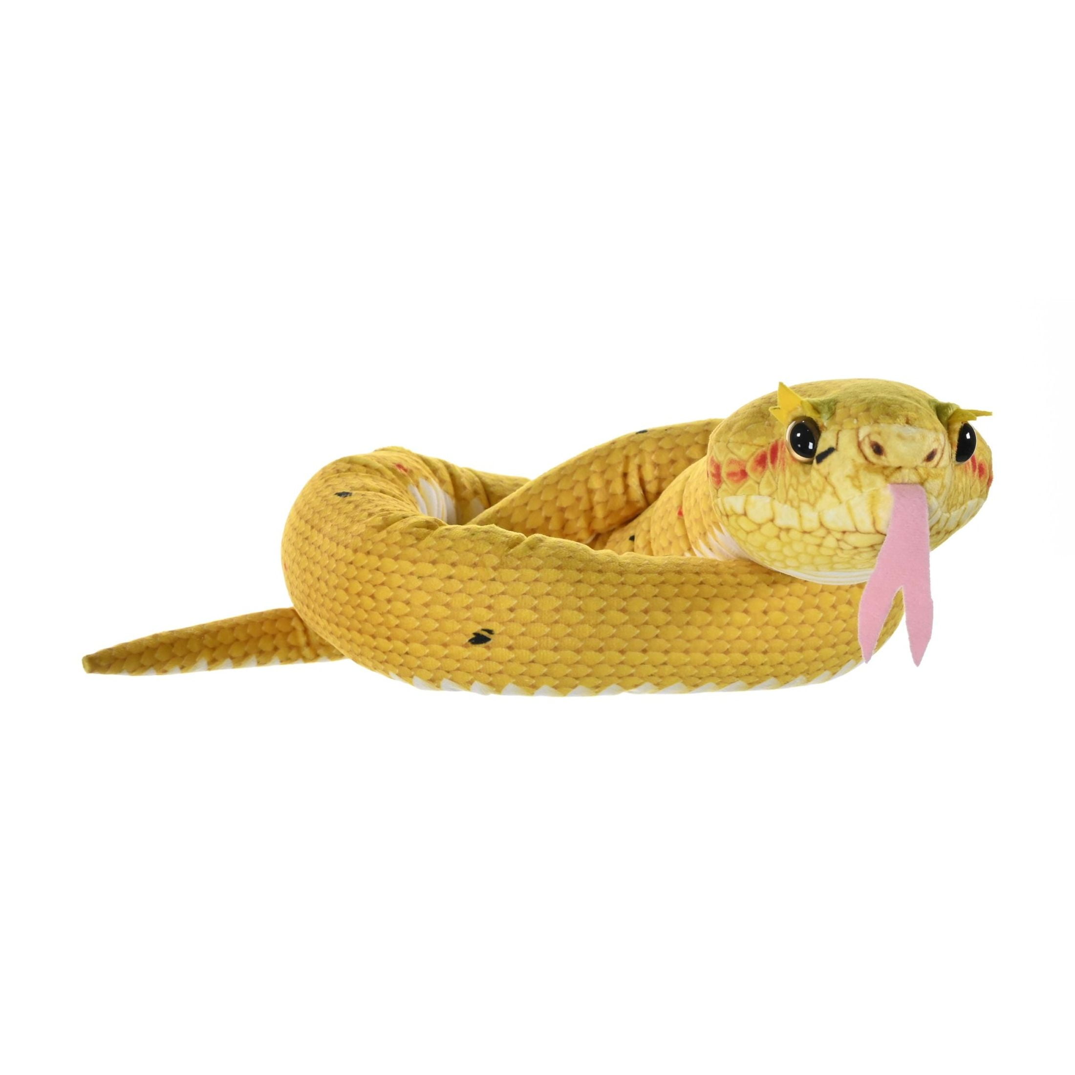 Wild Republic Plush Snake Eyelash Viper Stuffed Animal, 54 Inches ...