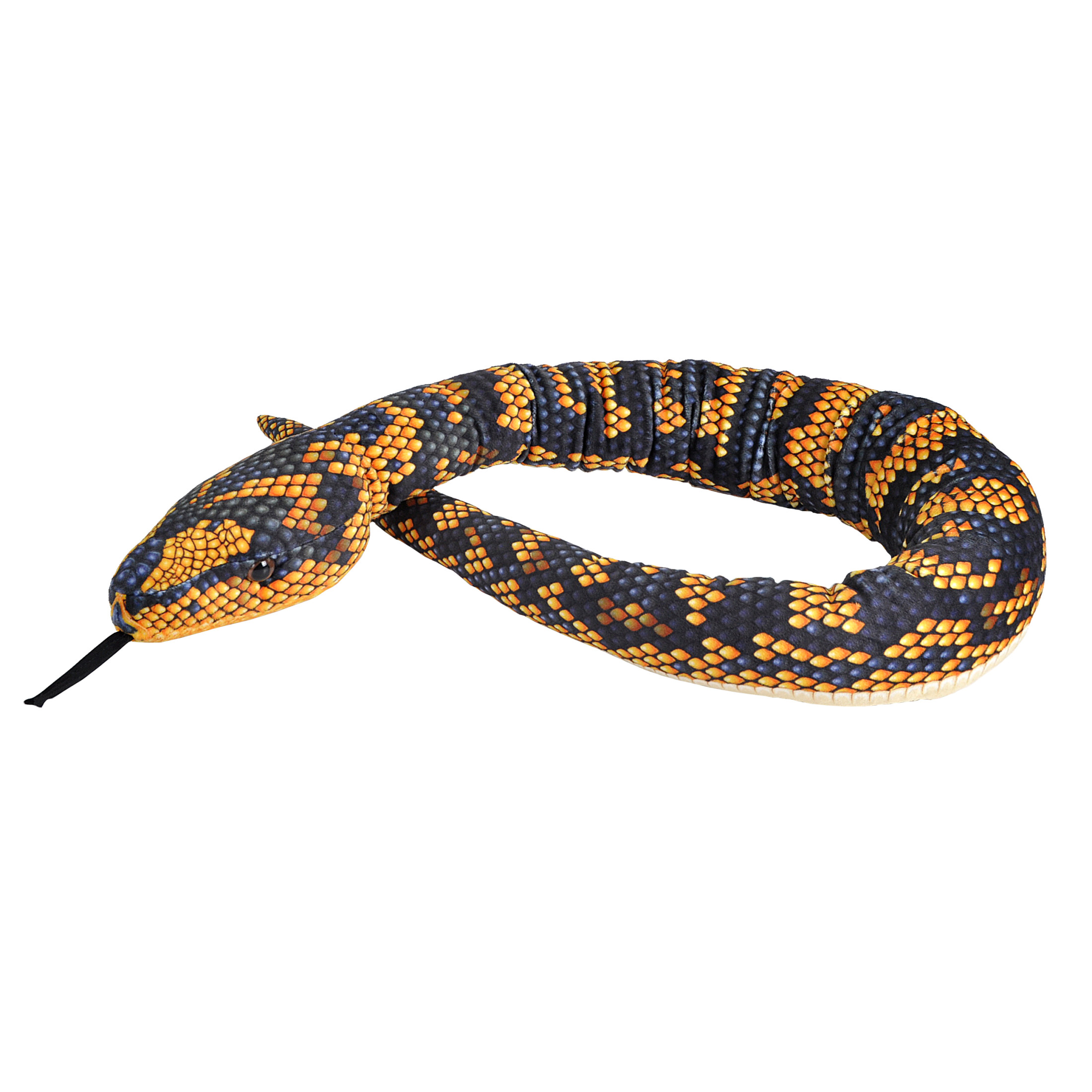 Wild Republic Plush Snake Jungle Carpet Python Scales Stuffed Animal ...