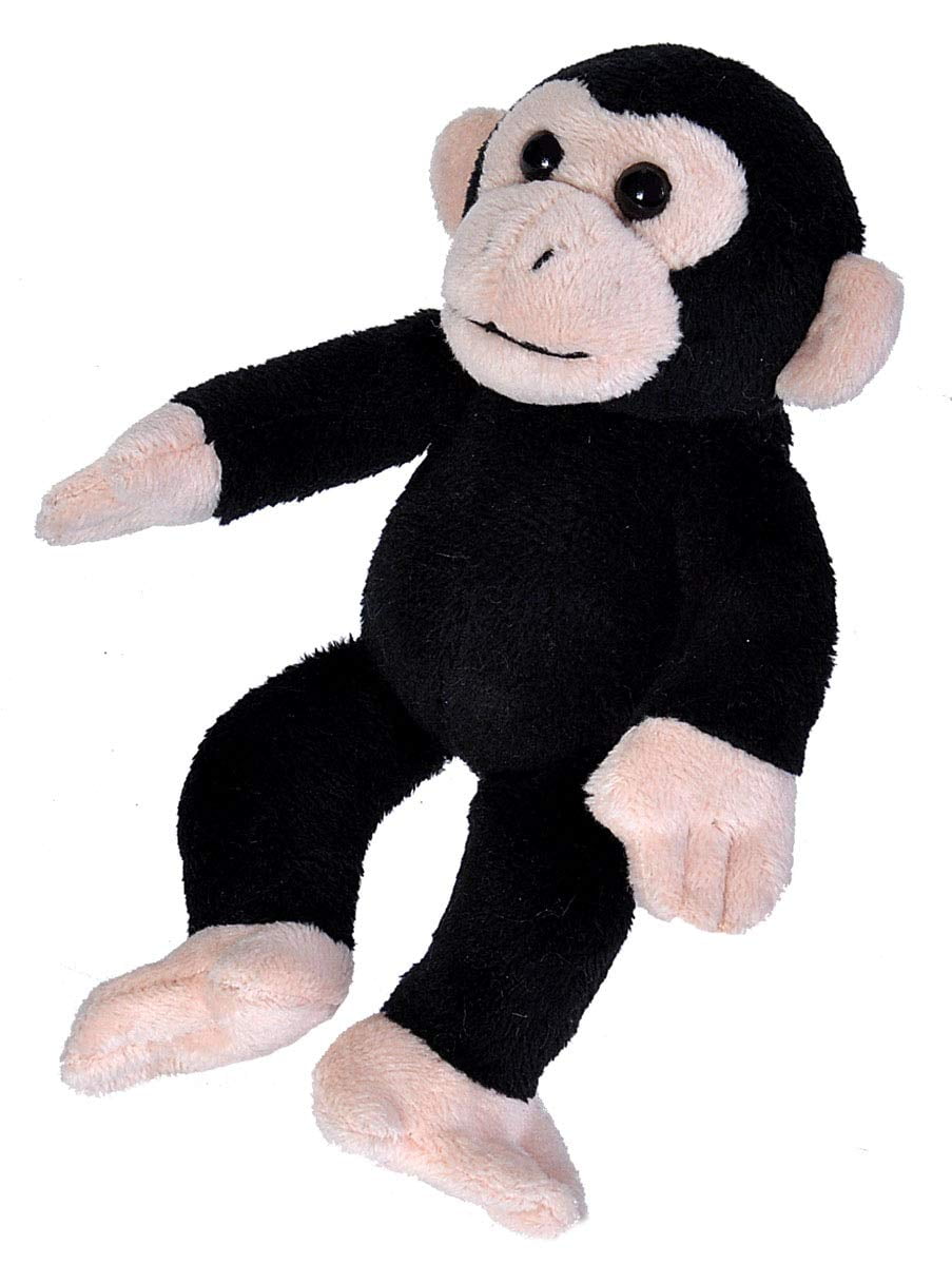 Wild Republic Pocketkins Chimpanzee Stuffed Animal, Five Inches, Gift ...