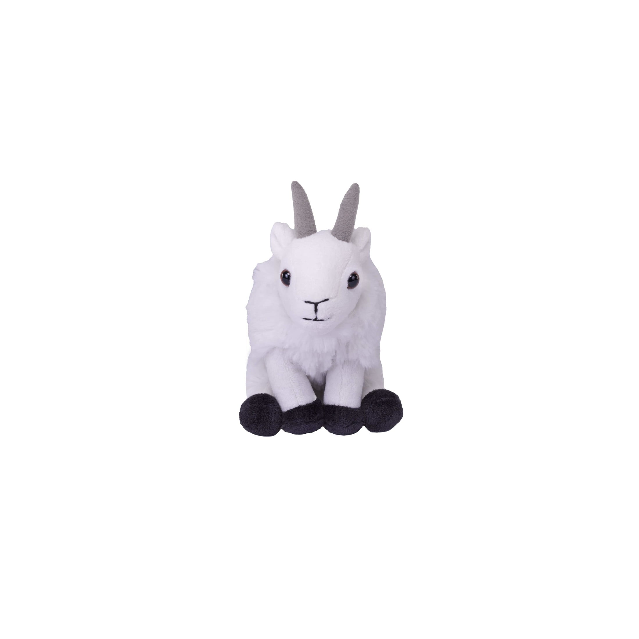 Wild Republic Pocketkins Eco Mountain Goat Stuffed Animal, 5 Inches ...