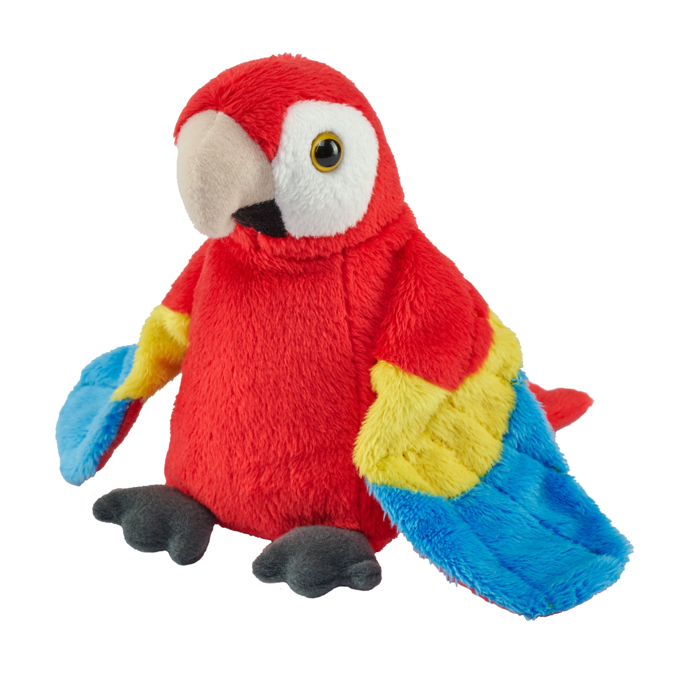 Wild Republic Pocketkins Eco Scarlet Macaw Stuffed Animal, 5 Inches ...