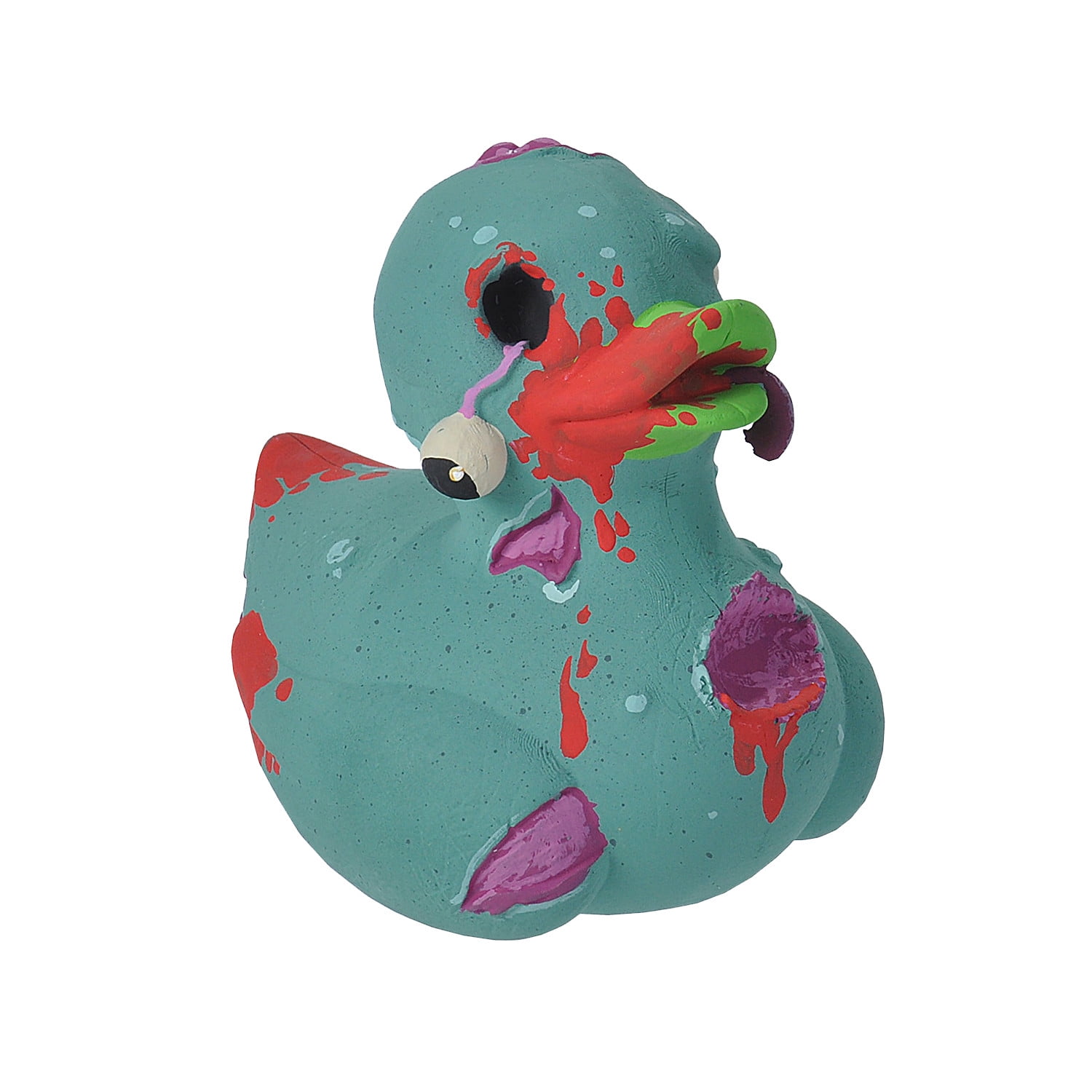 Wild Republic Rubber Duck Zombie Figurine, Spooky Halloween Bath Toy ...
