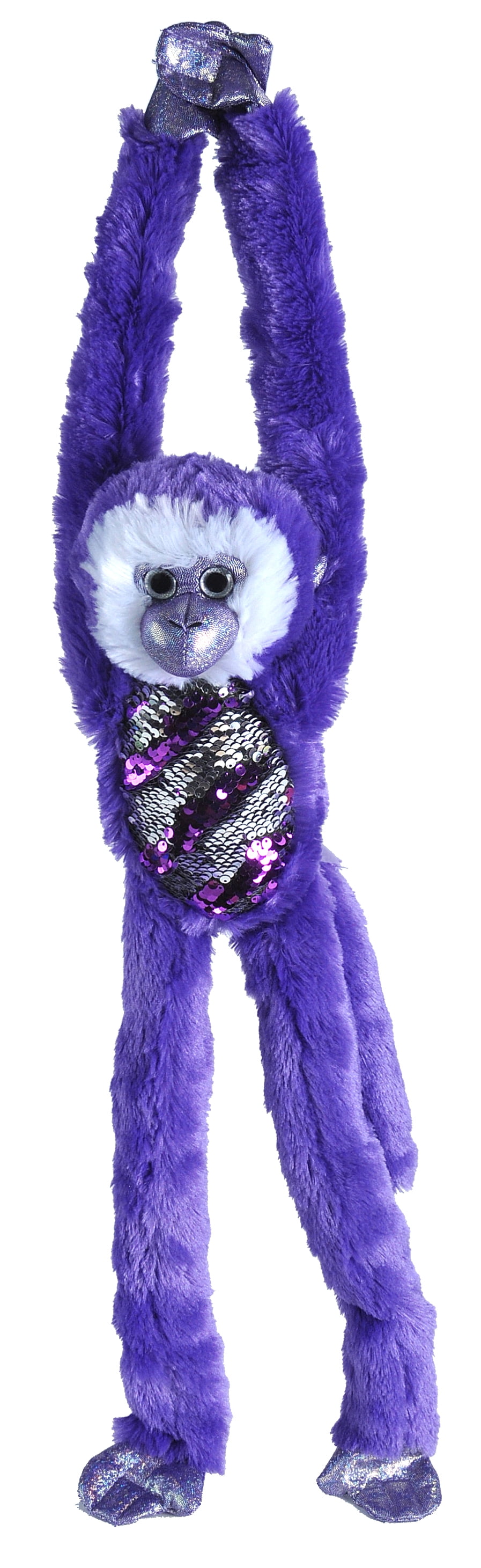 Wild Republic, Sequin Monkey Plush, 22 Inches, Purple - Walmart.com