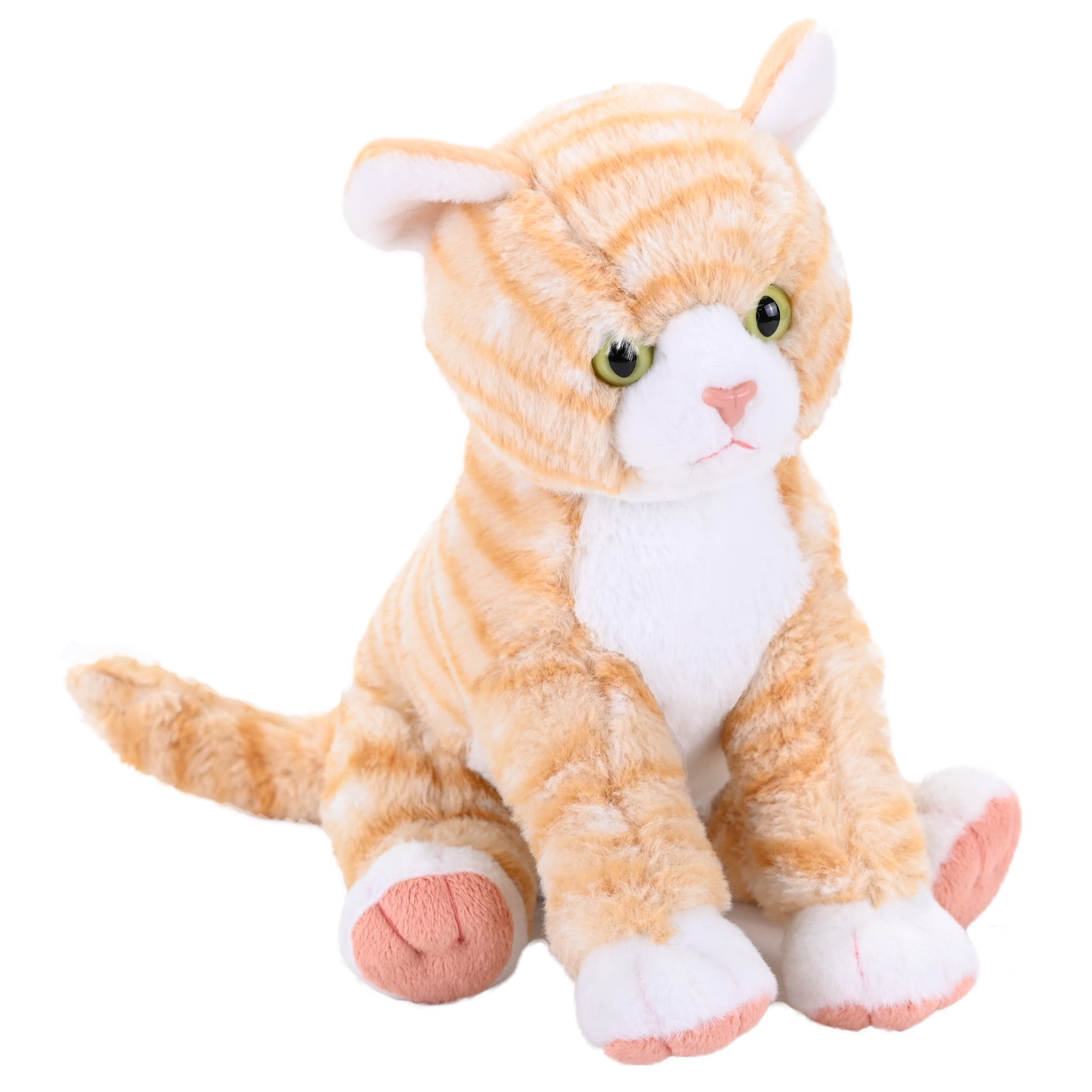 Wild Republic Cuddlekins Orange Tabby Cat Stuffed Animal, 12 Inches ...