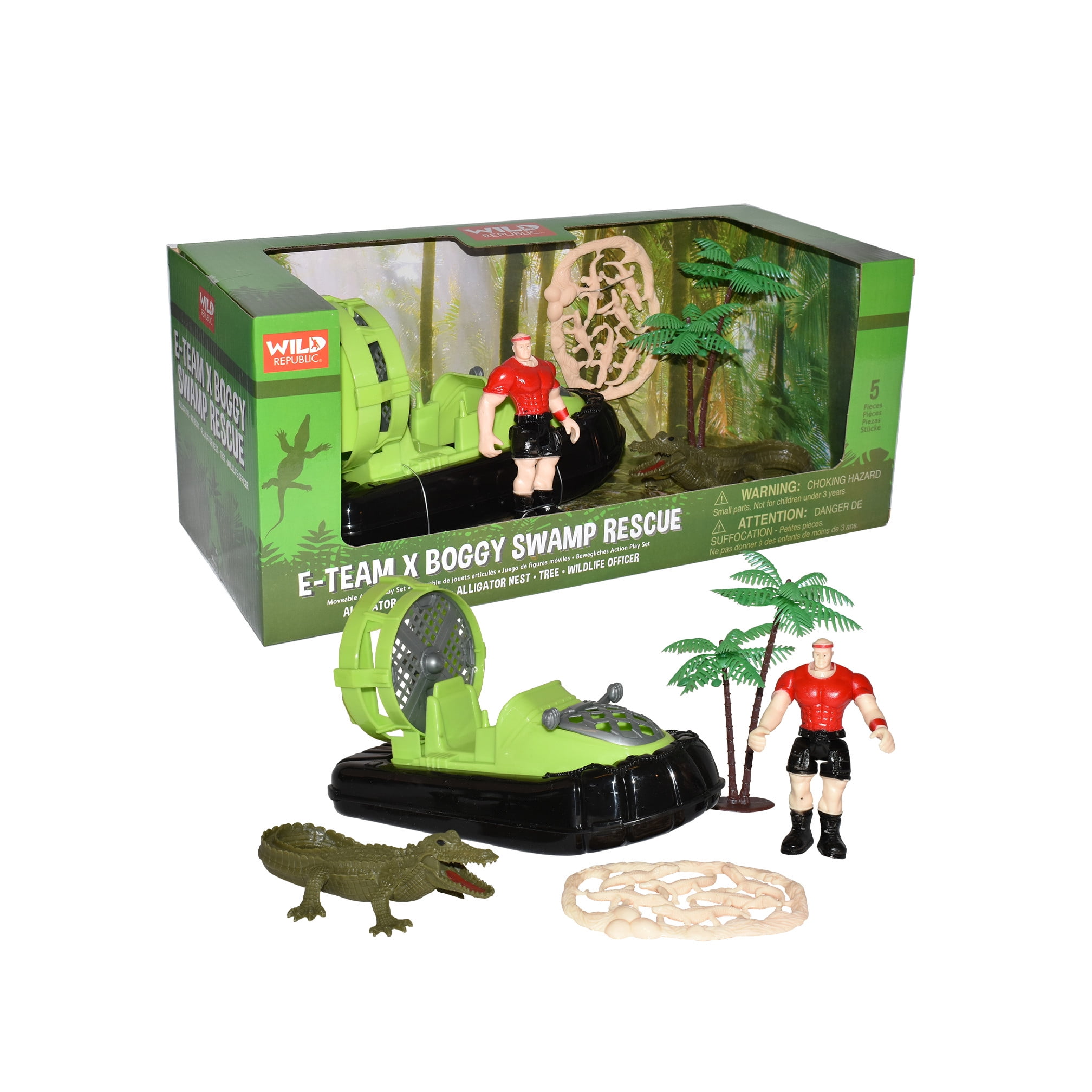 Wild Republic Swamp Play Set - Vehicle Playsets for Kids - Walmart ...
