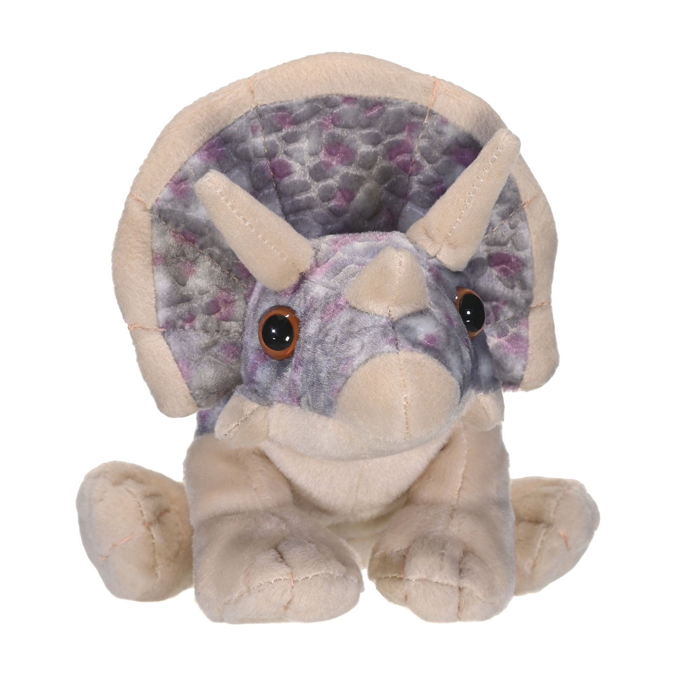 Wild Republic Cuddlekins Mini Triceratops Stuffed Animal, 8 Inches ...