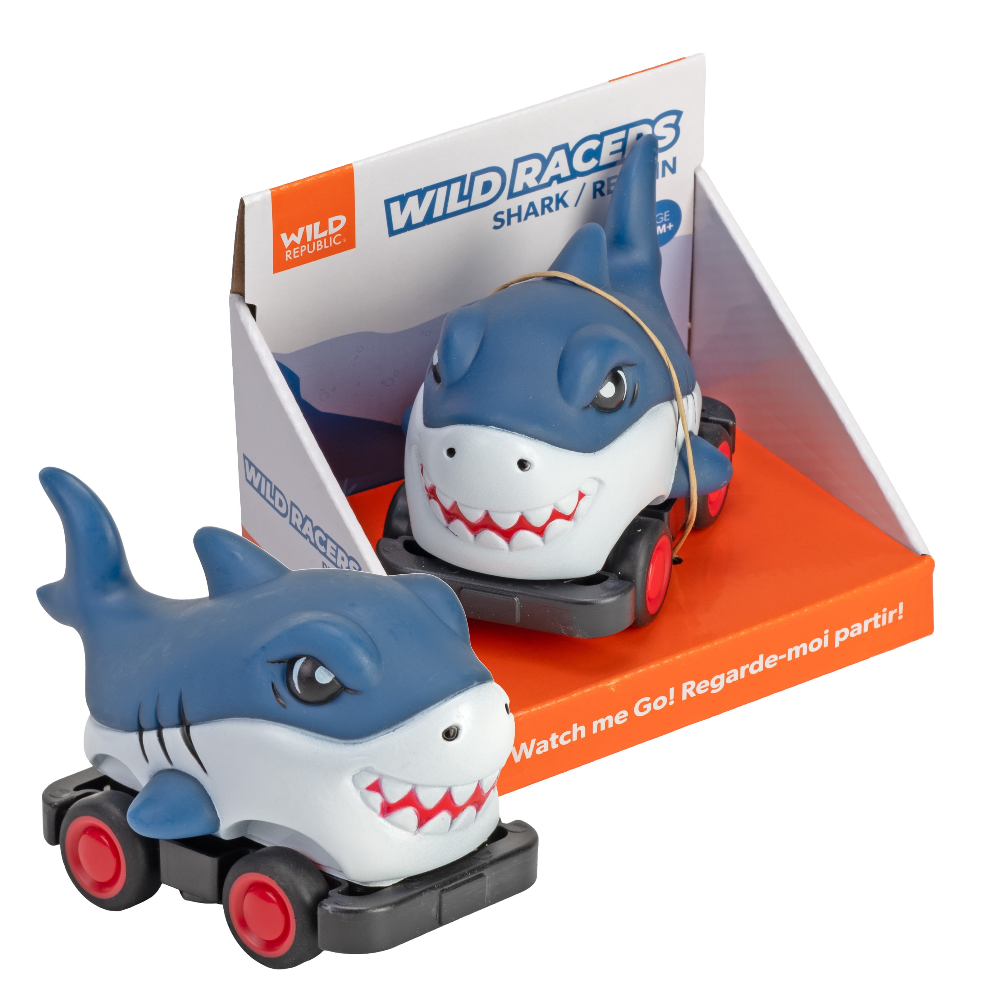 Wild Republic Wild Racers Shark,Gift for Kids,Great for Hours of ...