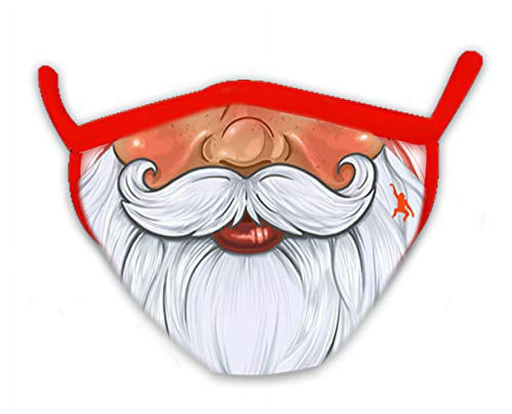 Wild Republic Wild Smiles Santa Claus Face Mask, Reusable Face Mask ...