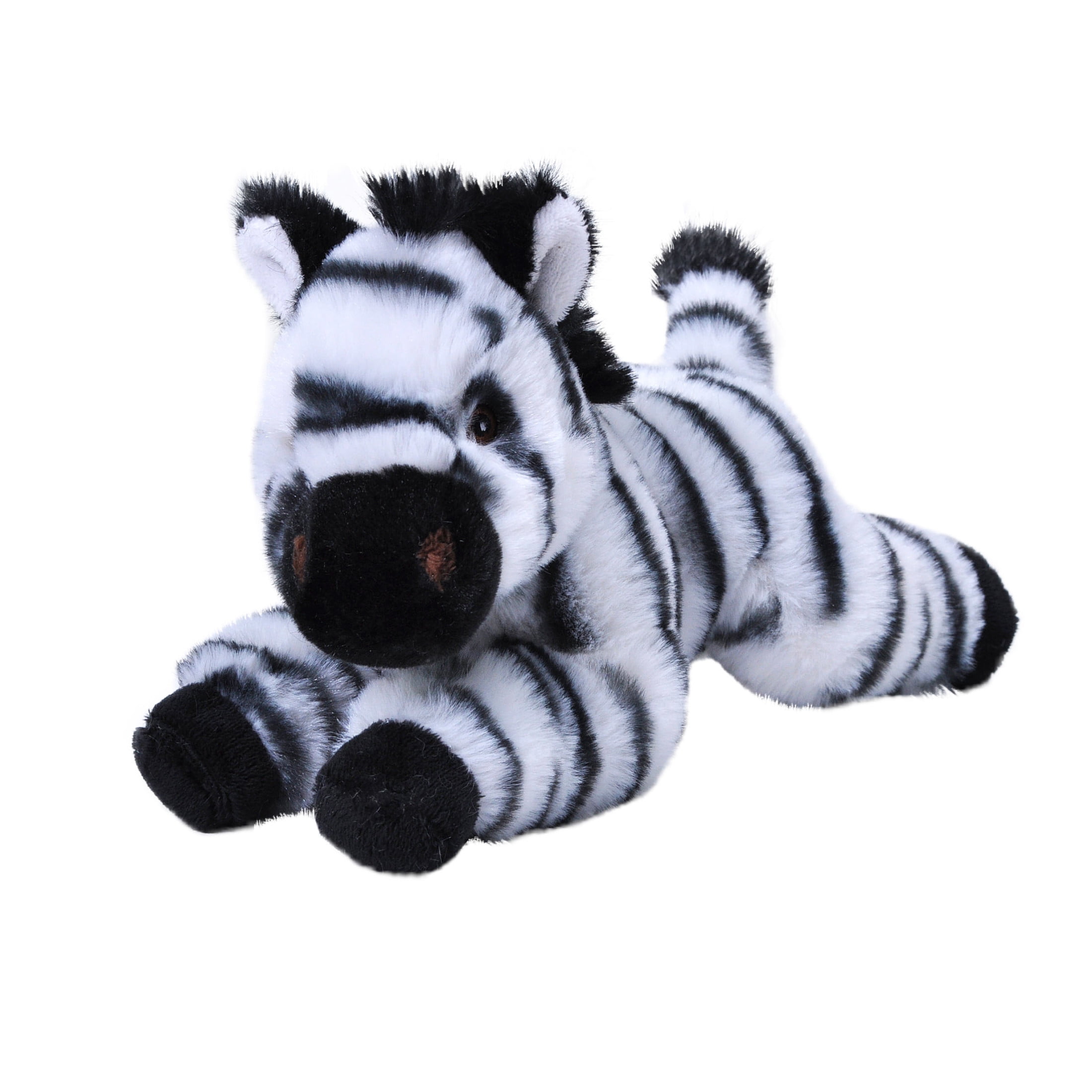 Wild Republic Ecokins Mini Zebra Stuffed Animal, 8 Inches - Walmart.com