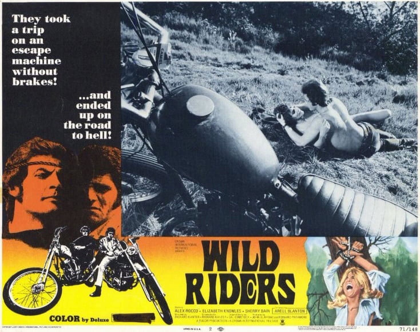 Wild Riders - movie POSTER (Style B) (11" x 14") (1971) - Walmart.com