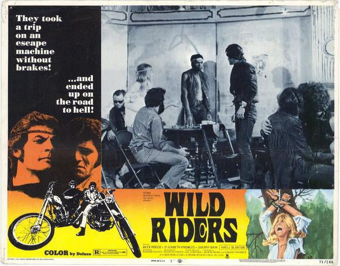 Wild Riders - movie POSTER (Style G) (11" x 14") (1971) - Walmart.com