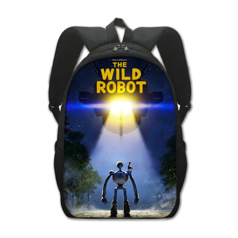 The Wild Robot Anime Travel Backpack for Teens/Womens/Mens/ Casual ...