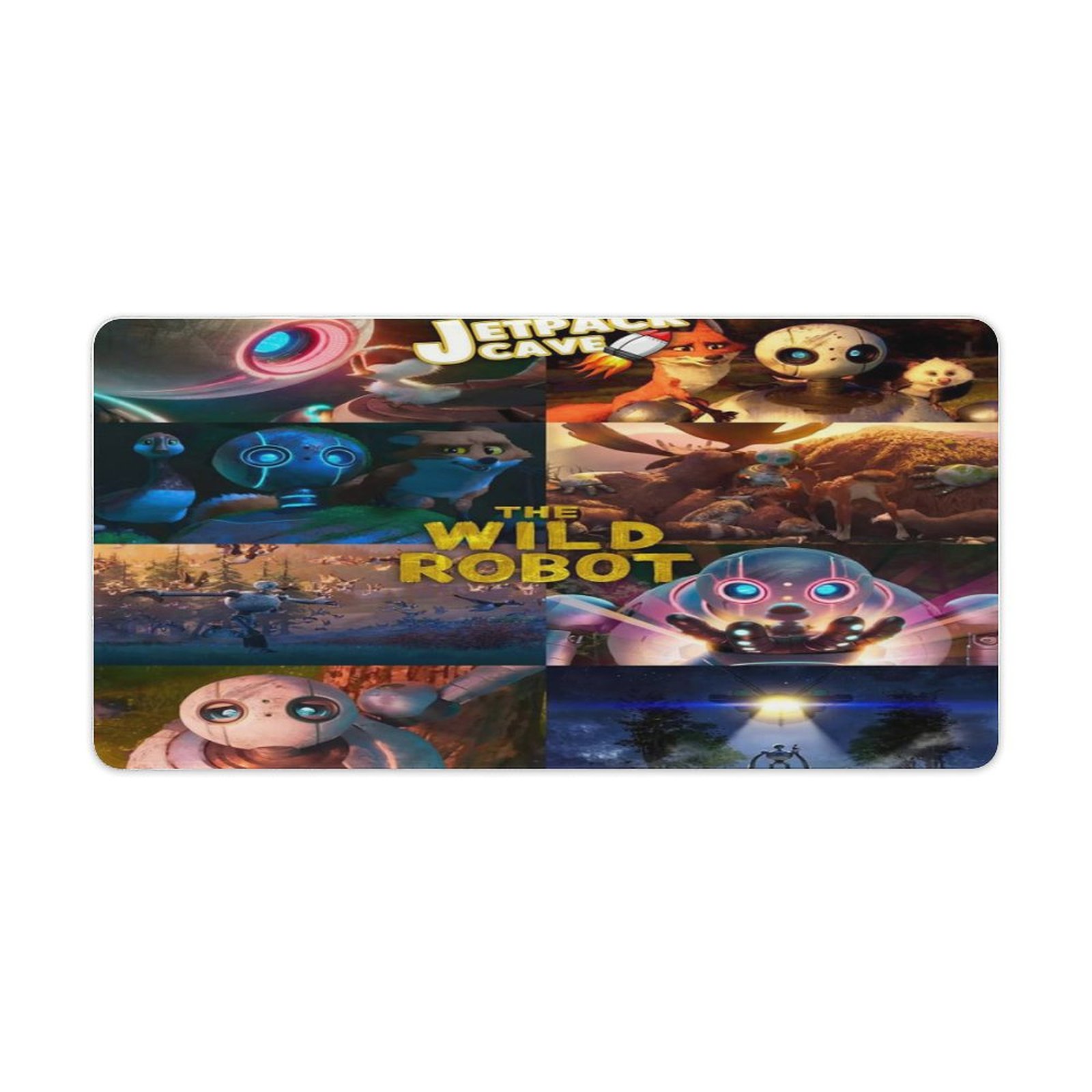 Wild Robot Large Mouse Pad Rubber Lock Edge Office Mouse Pad Suitable ...