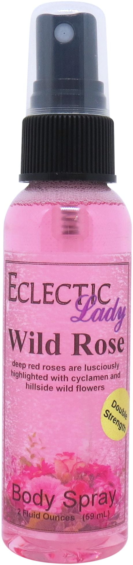 Wild Rose Body Spray, Eclectic Lady, Hydrating Mist, Unisex (Double ...