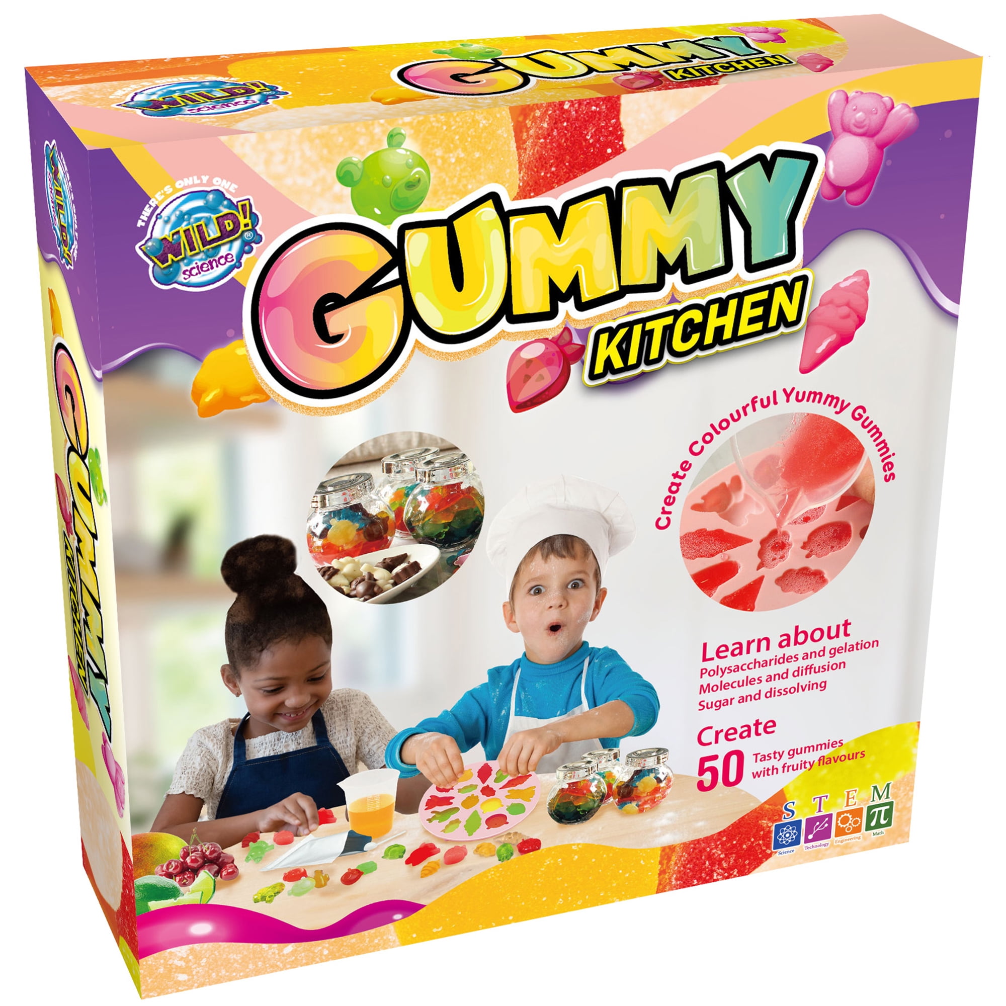 Wild Science: Gummy Kitchen - Create 50 Fruity Yummy Gummies, DIY Tasty ...
