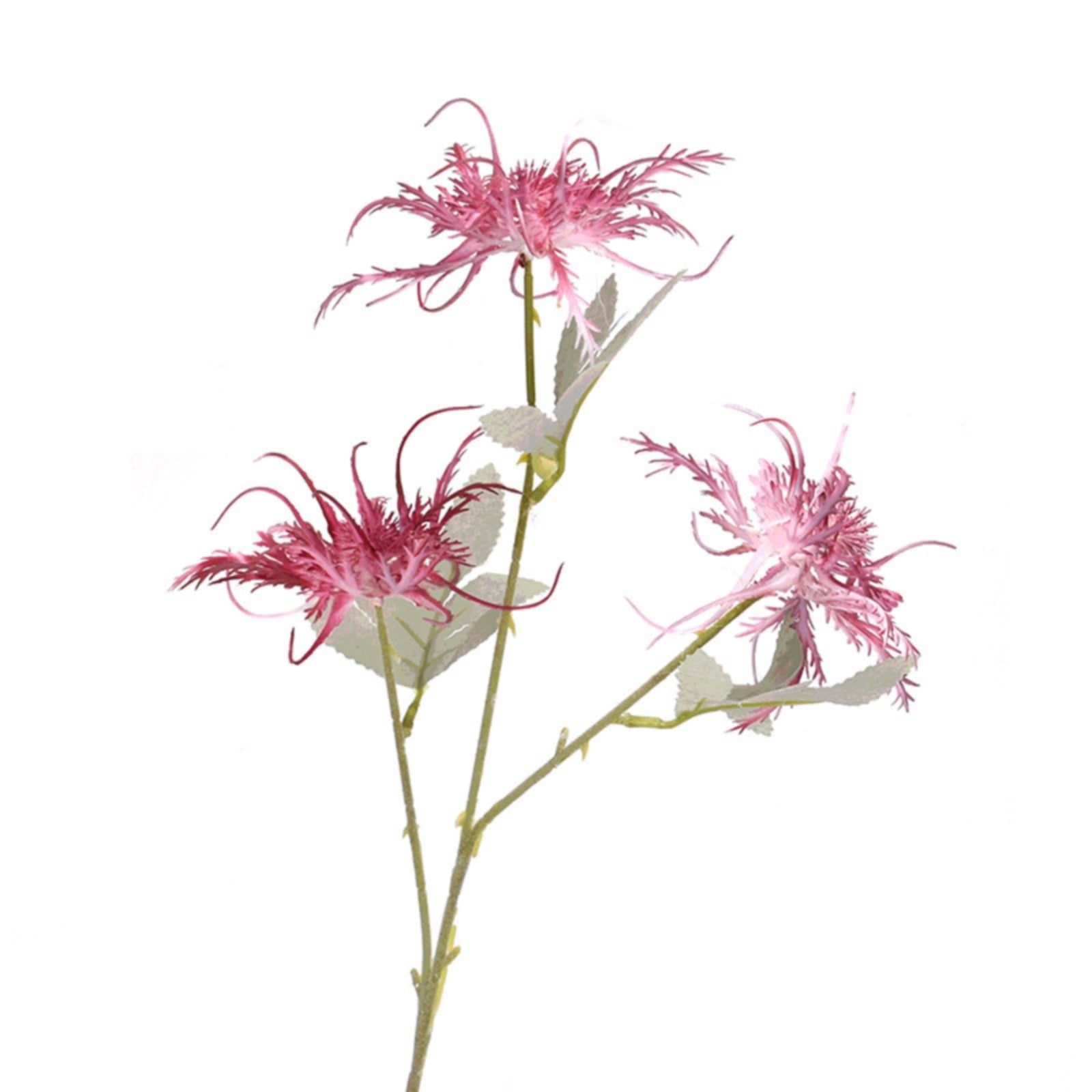 Wild Thistle Pink - Artificial Thistle Flowers Purple Eryngium Flowers ...