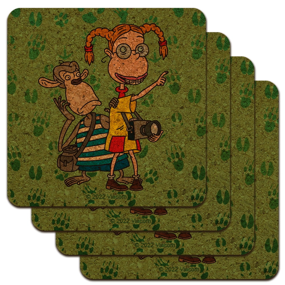 Wild Thornberrys Eliza & Darwin Footprints Low Profile Novelty Cork ...