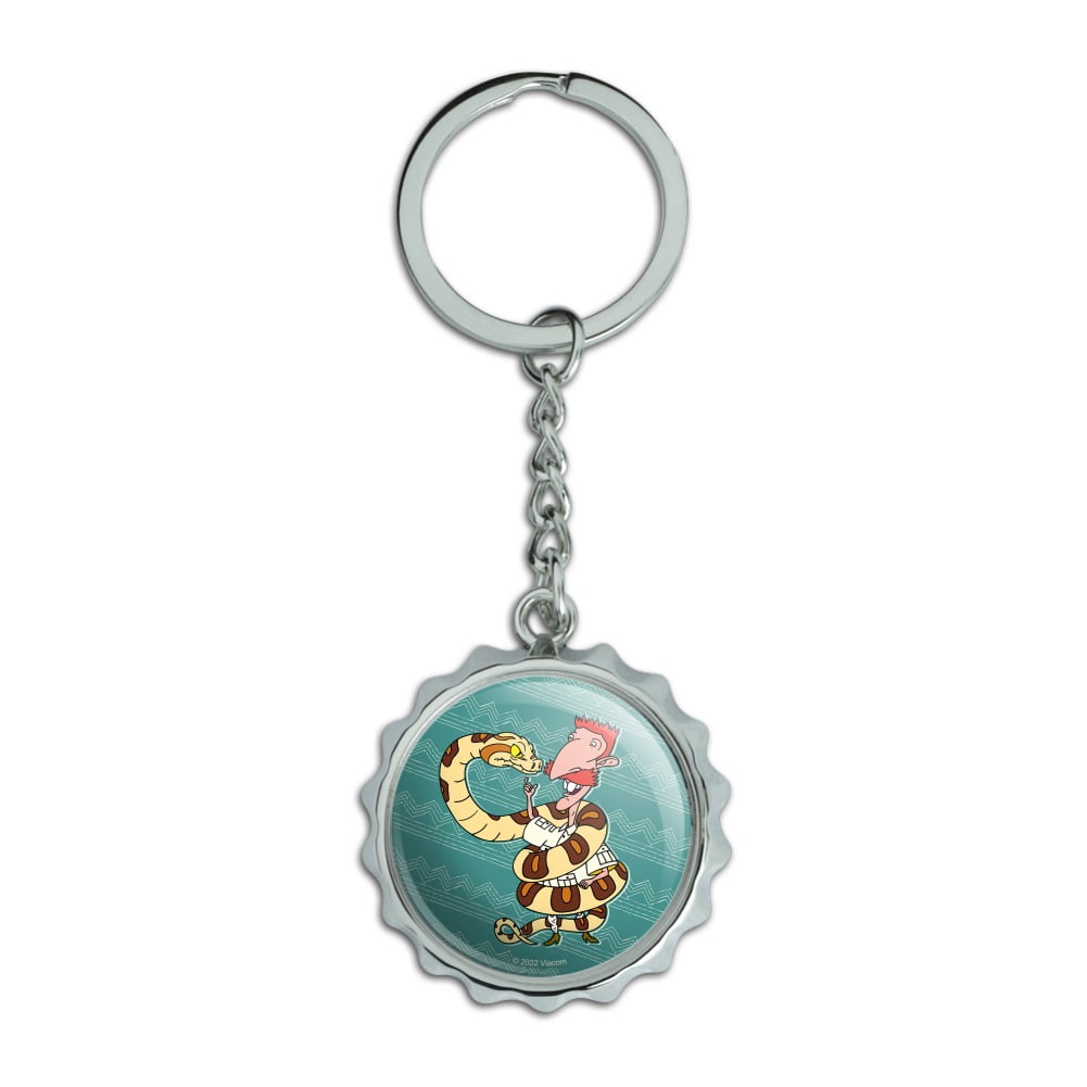 Wild Thornberrys Nigel Snake Charmer Keychain Chrome Plated Metal Pop ...