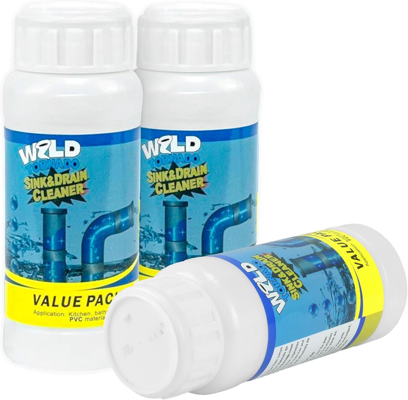 Wild Tornado Sink and Drain Cleaner,The Pipe Dredge Quick Unclog For ...