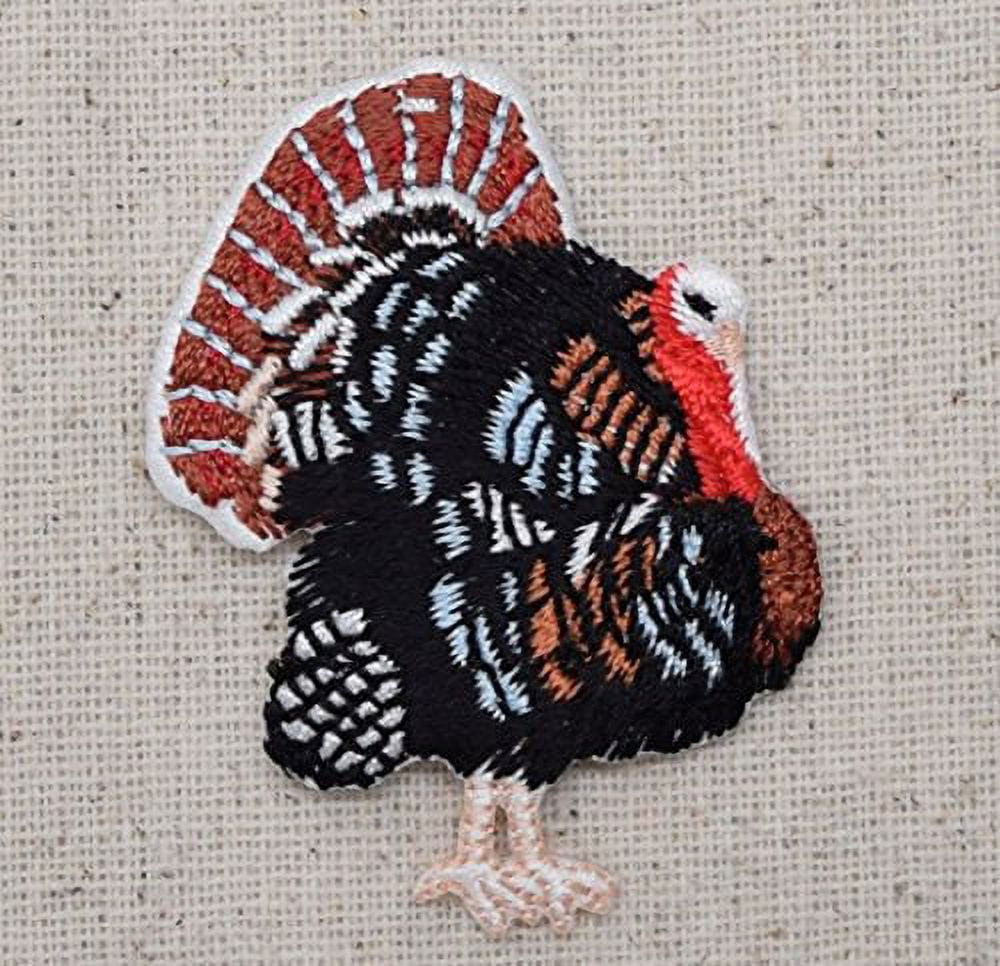 Wild Turkey - Bird - Fowl - Hunting - Facing Right - Iron on ...