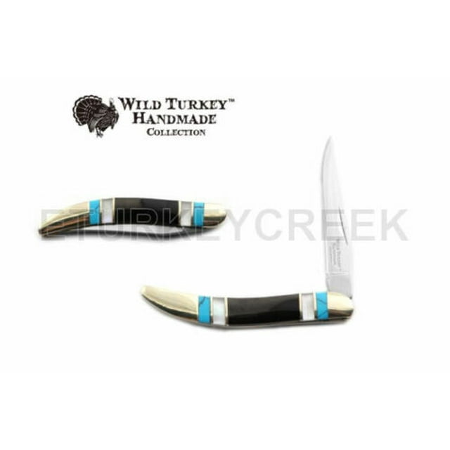 Wild Turkey Handmade Biker Tooth-Pick Folding Knife 3.5" Closed ...