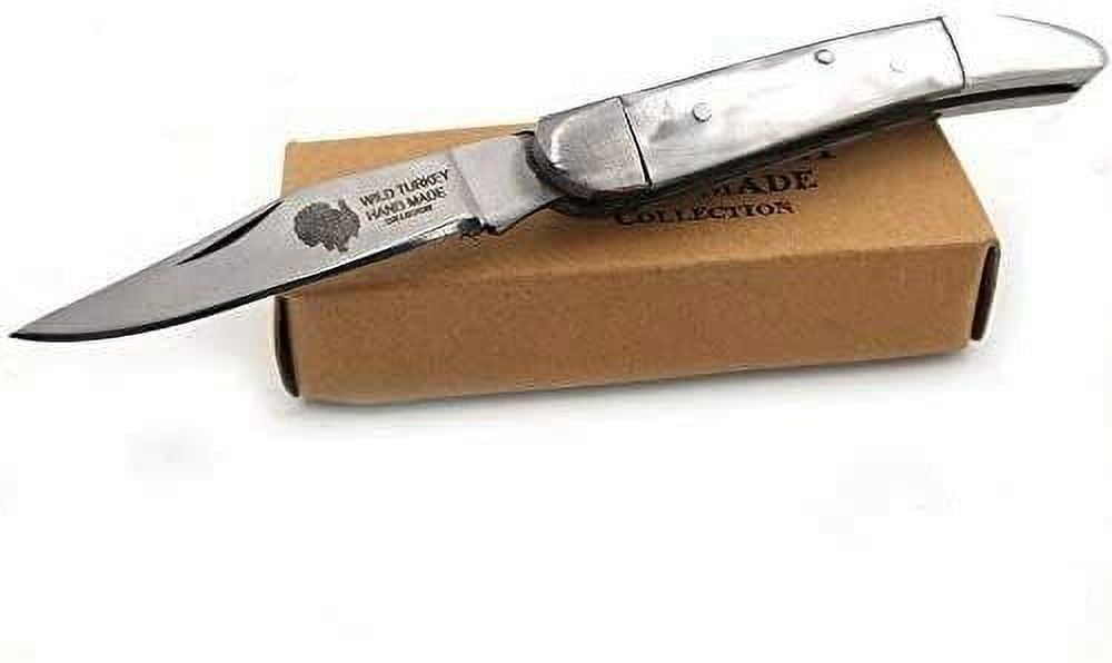Wild Turkey Handmade Biker Tooth-Pick Folding Knife 3.75" Closed ...