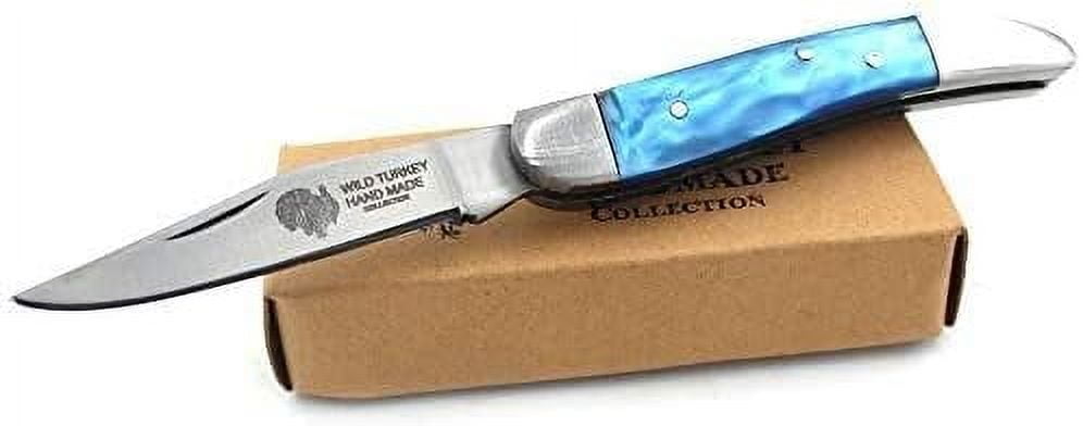 Wild Turkey Handmade Biker Tooth-Pick Folding Knife 3.75" Closed ...