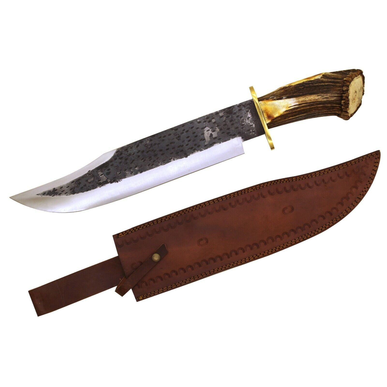 Wild Turkey Handmade Collection 25" Montana Stag Handle Full Tang ...