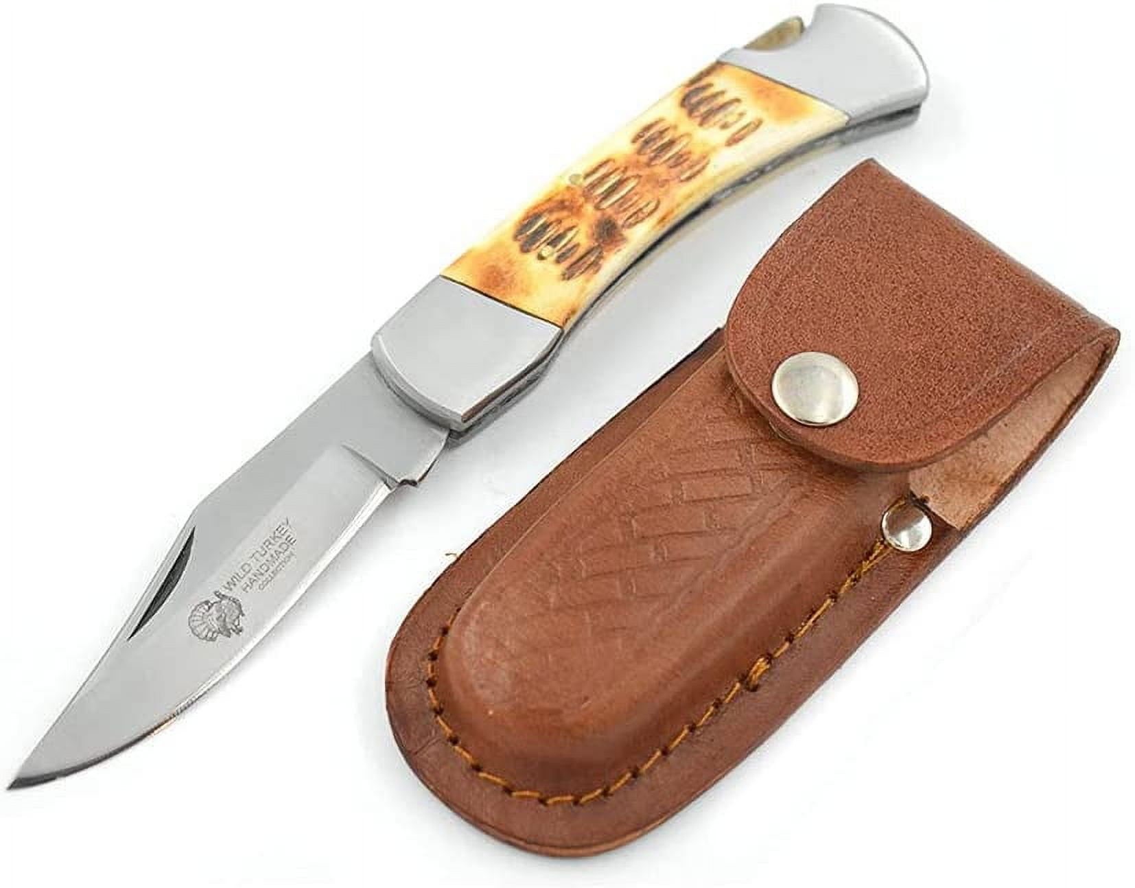 Wild Turkey Handmade Collection Everyday Carry Lock Back Manual Folding ...