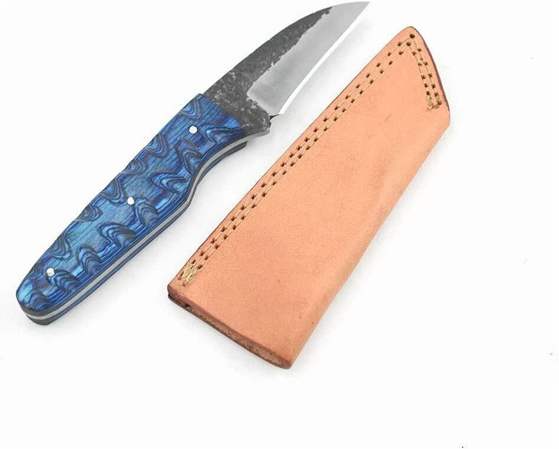 Wild Turkey Handmade Collection Full Tang 1075 High Carbon Steel Fixed ...